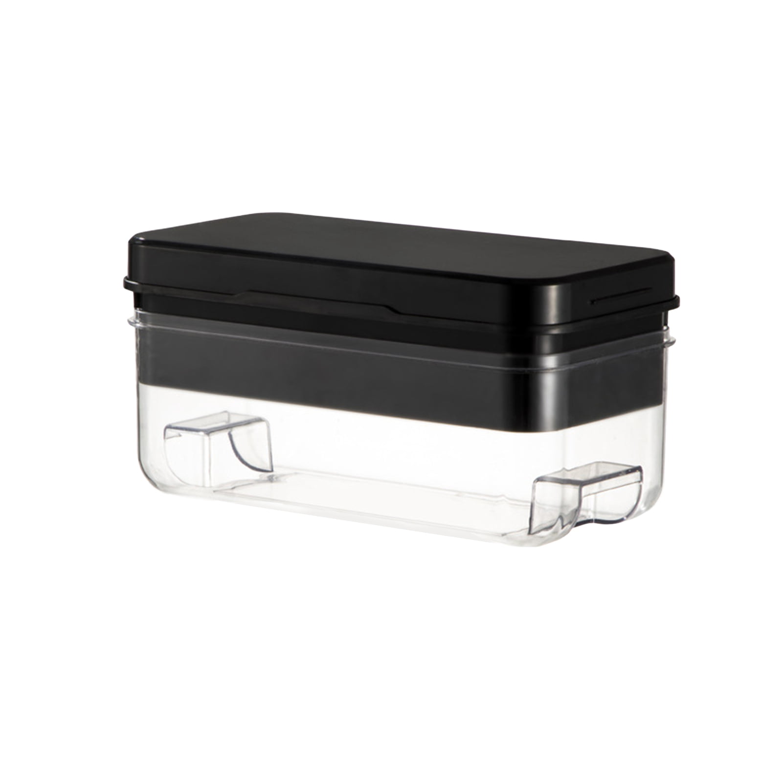 Hzsb Ice Cube Tray with Lid Bin Quick Release Large Size Square Ice ...