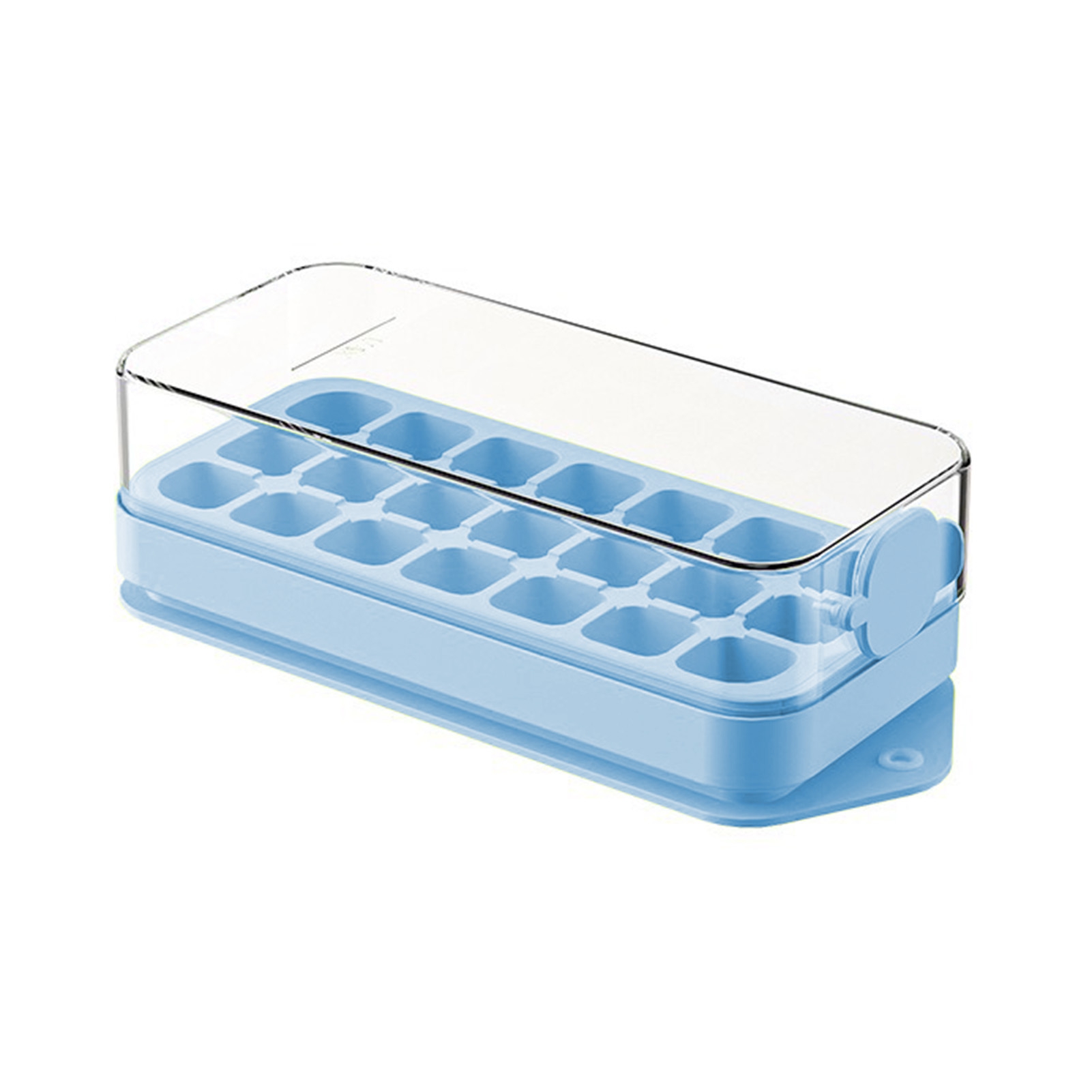 Hzsb Ice Tray Mold with Lid And Bin BPA-Free Easy Release Quick Filling ...