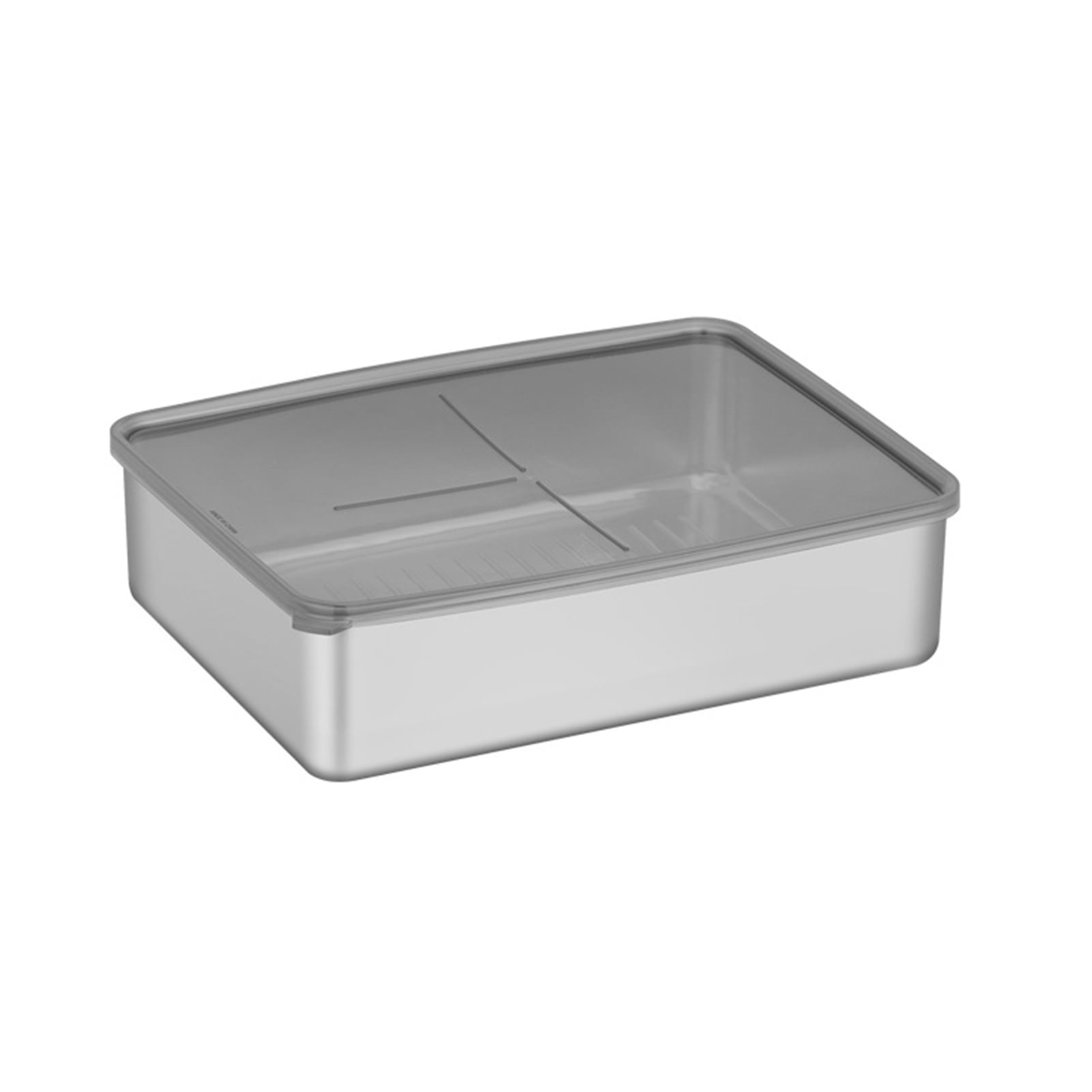 Hzsb Japanese Style Stainless Steel Square Plate Food Container ...
