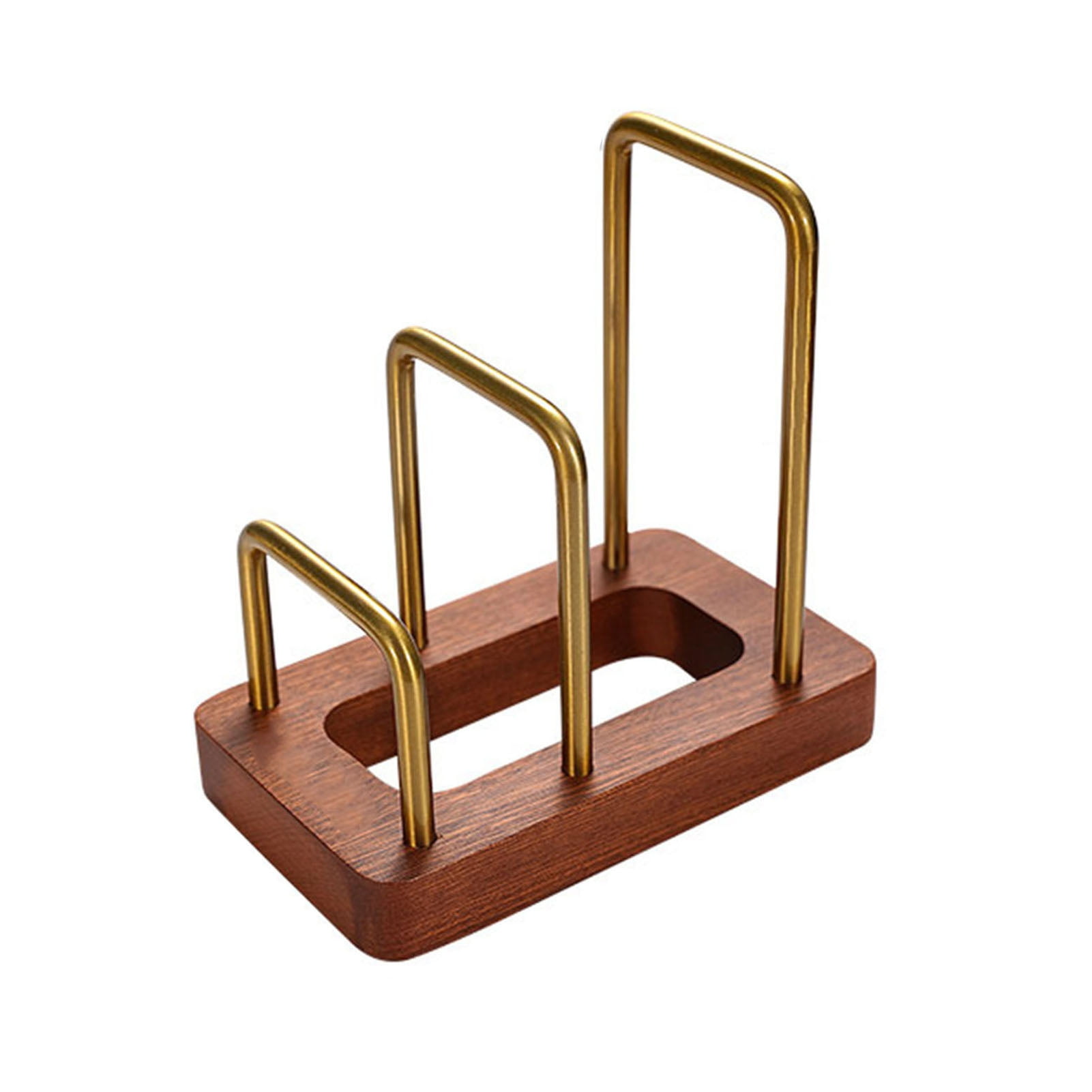 Hzsb Kitchen Chopping Board Rack with Wood Base Multi Layer Design ...