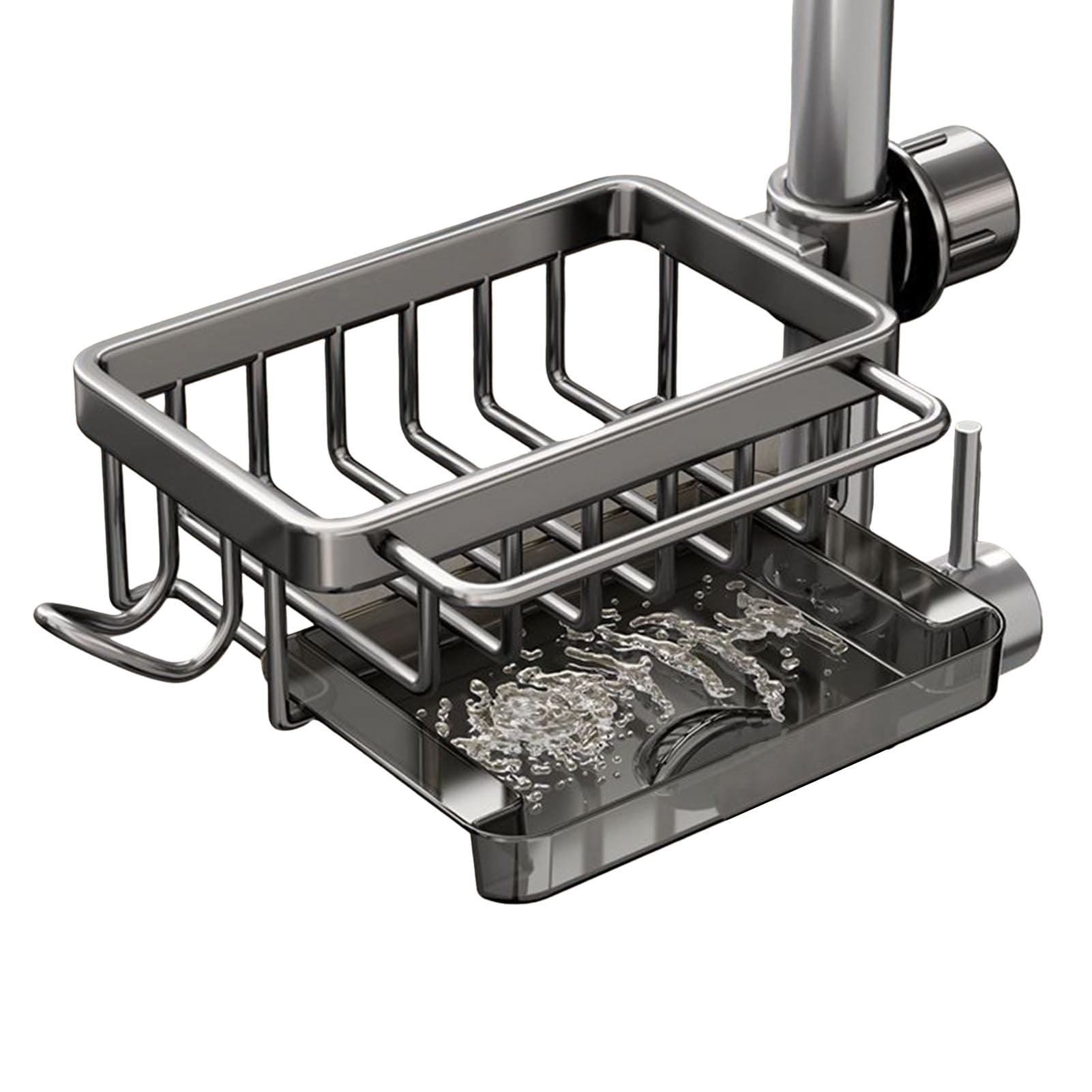Hzsb Kitchen Sink Faucet Organizer Storage Rack Rustproof Corrosion ...