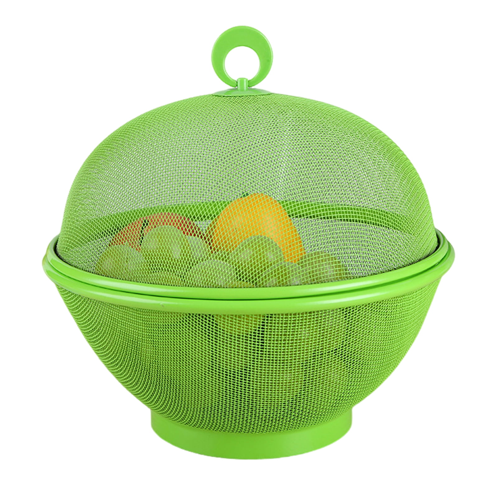 Hzsb Large Capacity Mesh Fruit Basket with Lid Fly-Proof Fruit Bowl ...