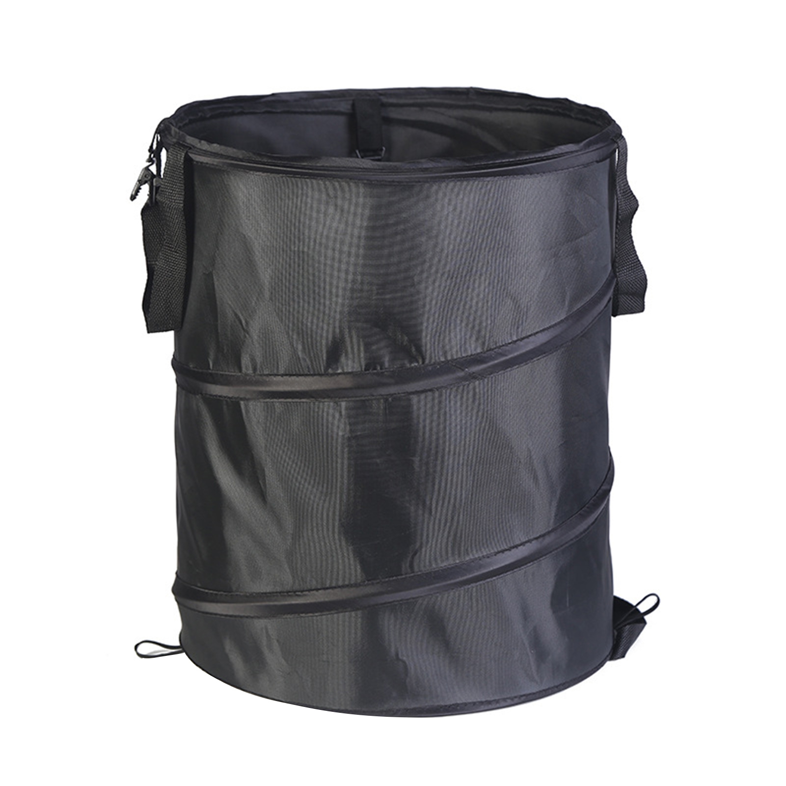 Hzsb Large Capacity Waste Bucket Foldable Stackable Plastic Leaf Bag ...