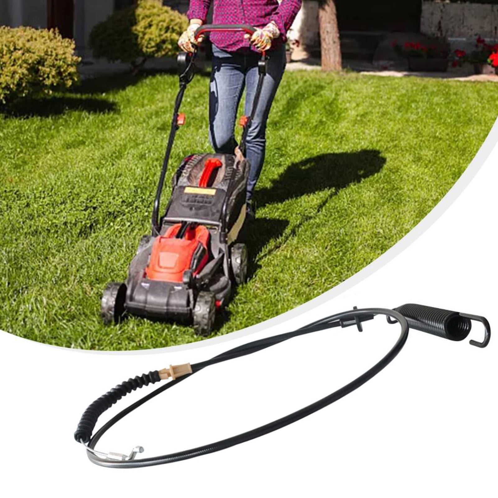 Hzsb Lawn Mower Throttle Wire Deck Engagement Cable Universal Simple ...