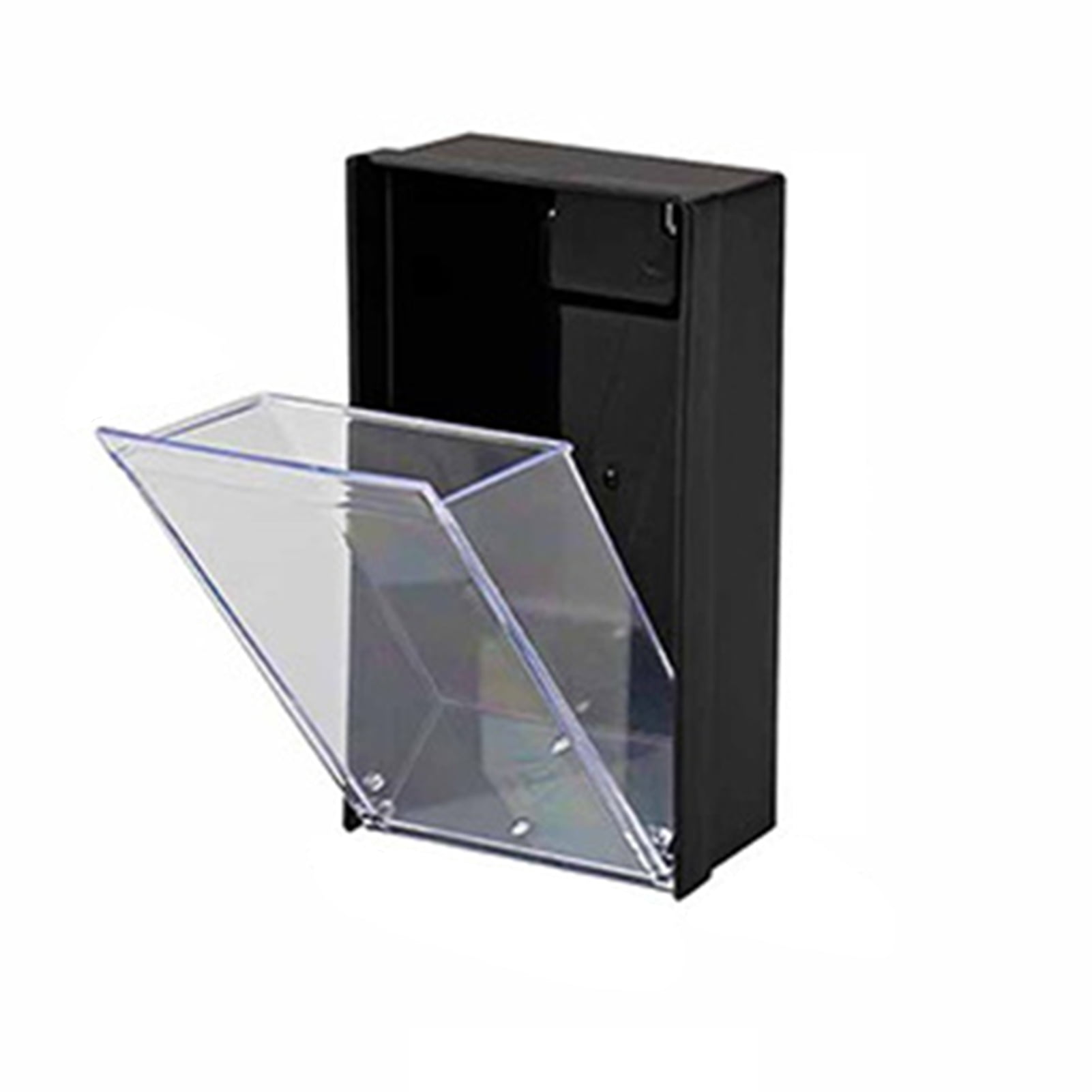 Hzsb Magnetic Storage Box with Transparent Lid Punch Free Compact Size ...