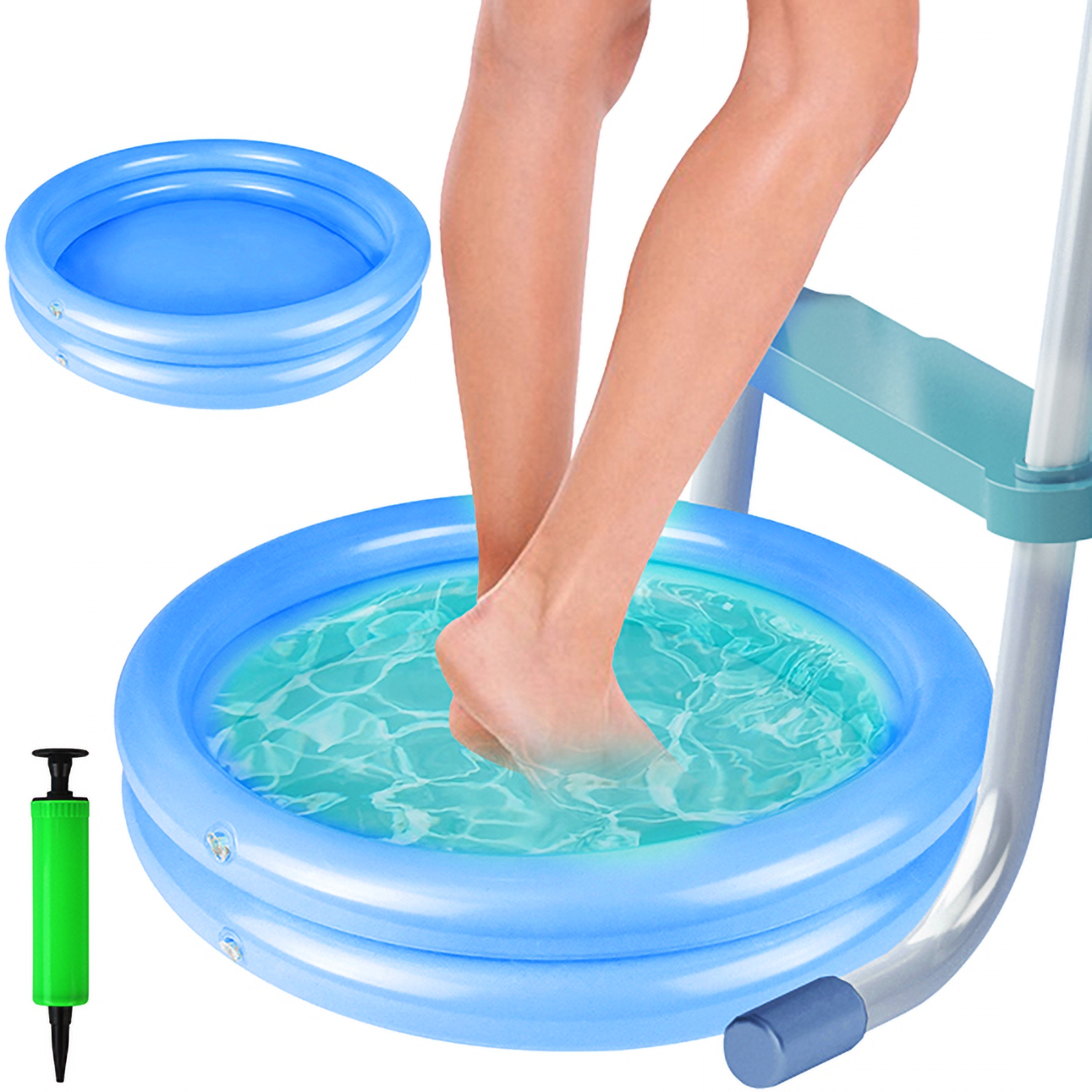 Hzsb Pool Footbath Inflatable Portable Leakproof Foot Spa Wash Basin ...