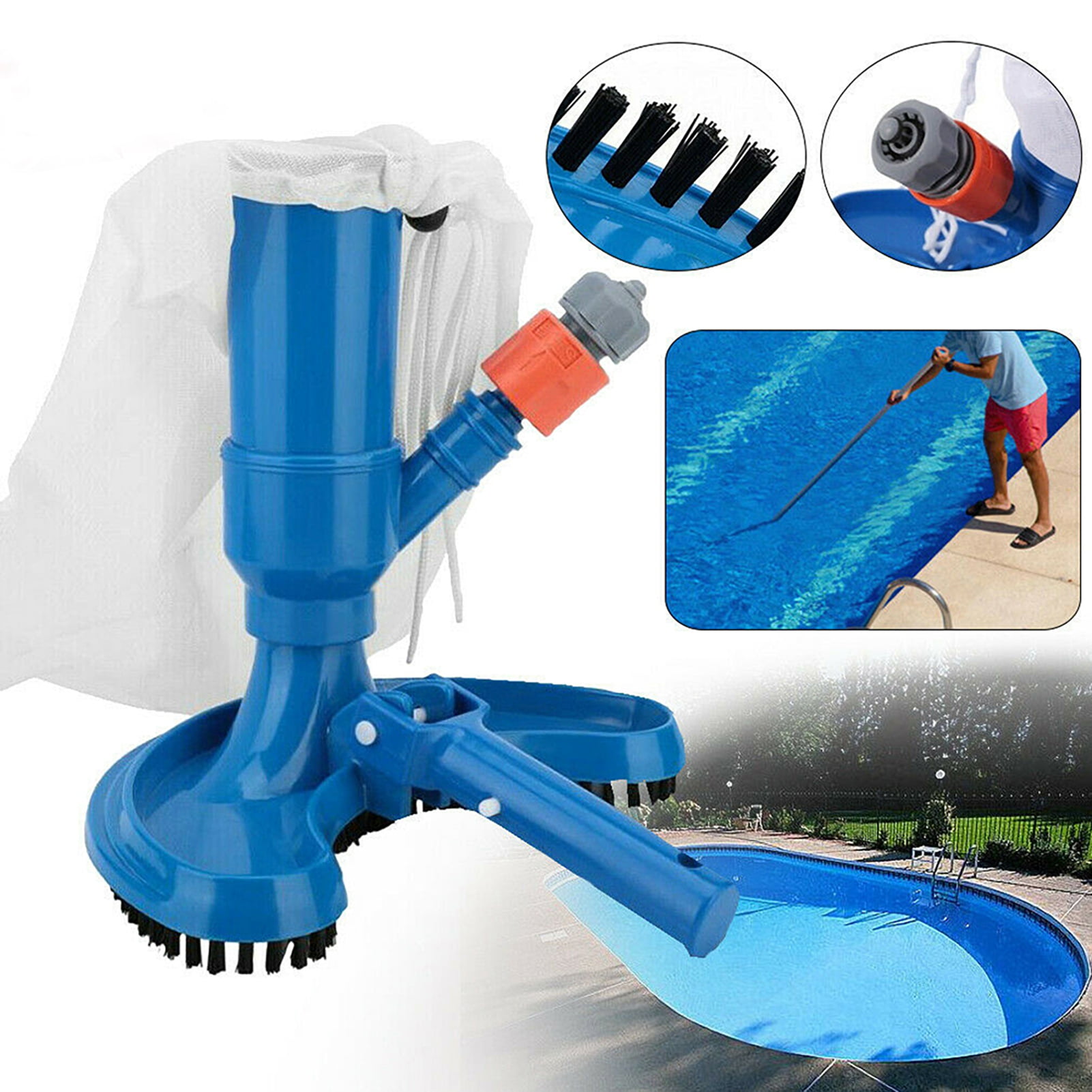 Hzsb Pool Vacuum Head Universal Half Moon Shape Suction Cleaner ...
