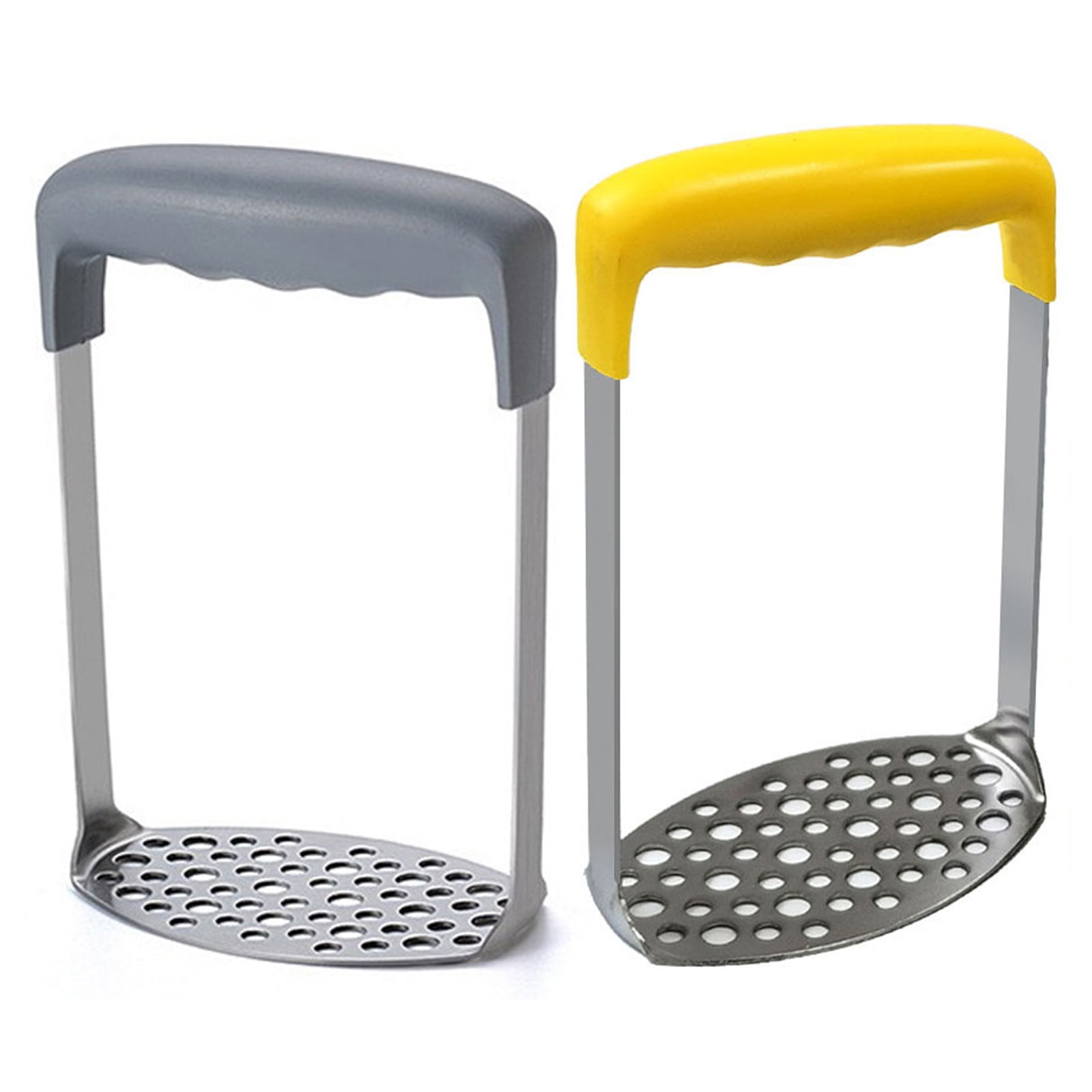 Hzsb Potato Masher Stainless Steel Ergonomic Handle Manual Food Masher ...