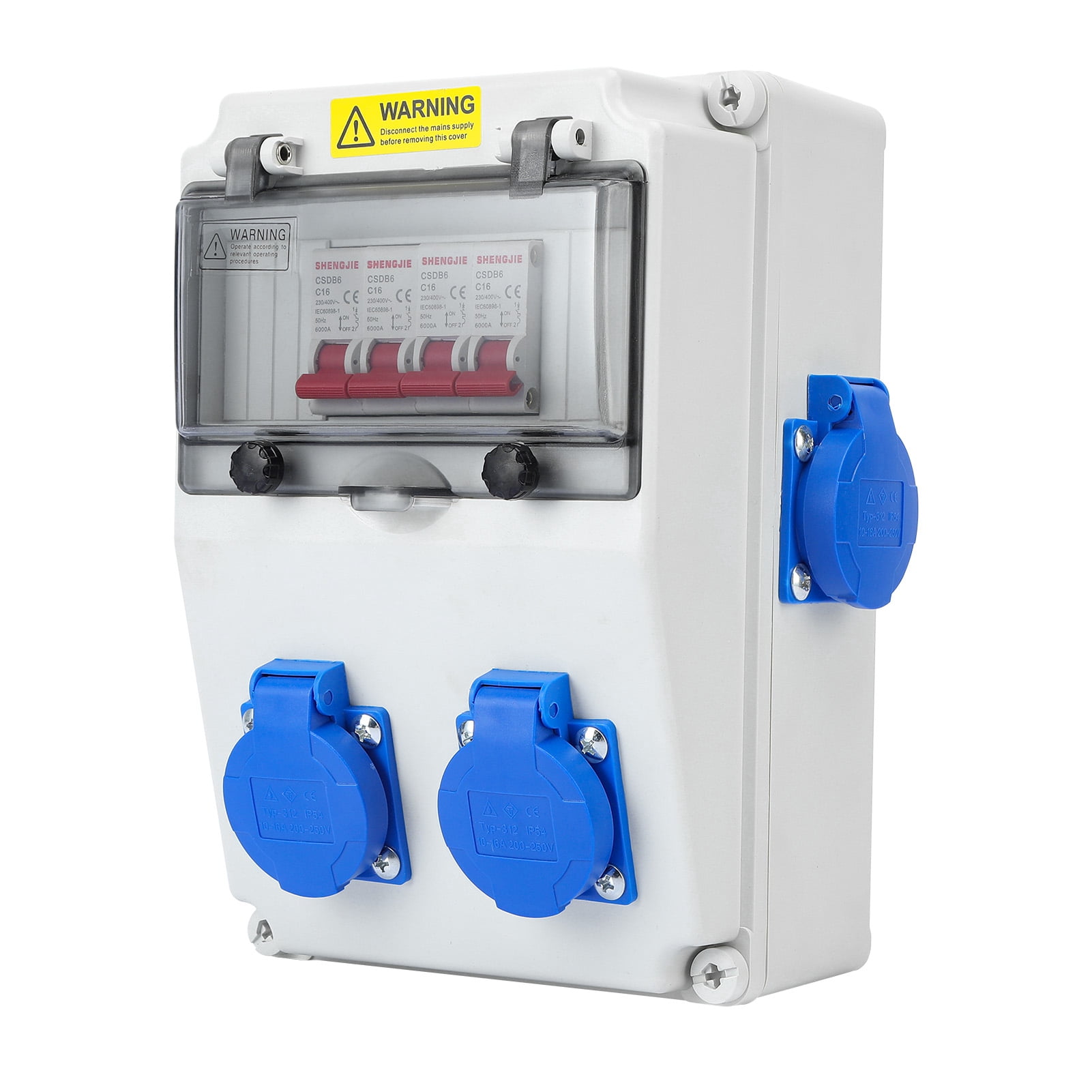 Hzsb Power Distribution Box 4-Socket Stable Performance 230/400V 50Hz ...