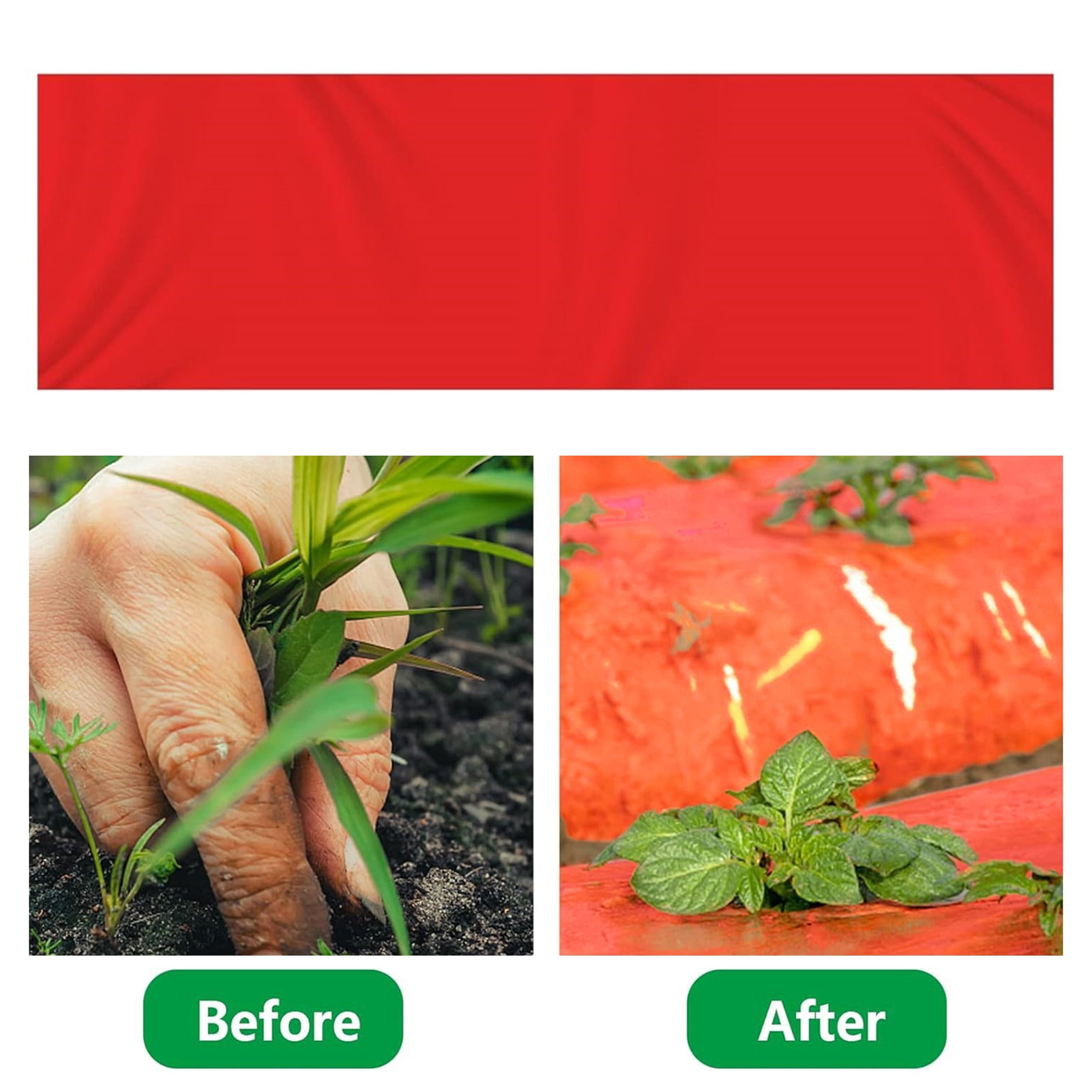 Hzsb Red Mulch Garden Plastic Film Thick Agriculture Grow Film Planting ...