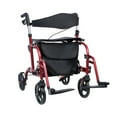 Hzsb Rollator Walker for Seniors with Storage Bag, Upgraded Height ...