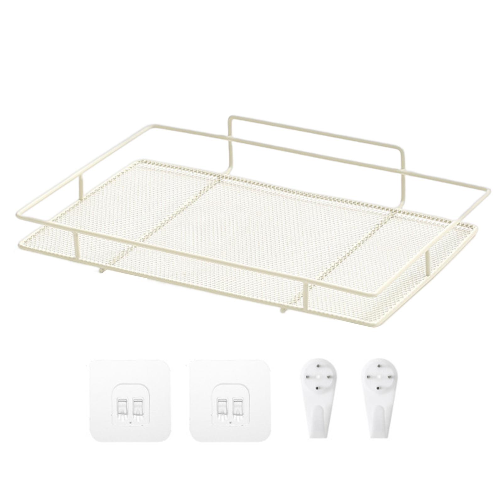 Hzsb Router Rack Organizer Shelf Wall-mounted No-drill Hollow Out ...