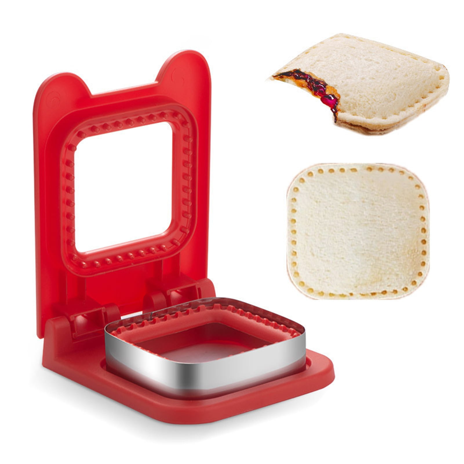 Hzsb Sandwich Cutter And Sealer Pocket Sandwiches Maker Uncrustables ...