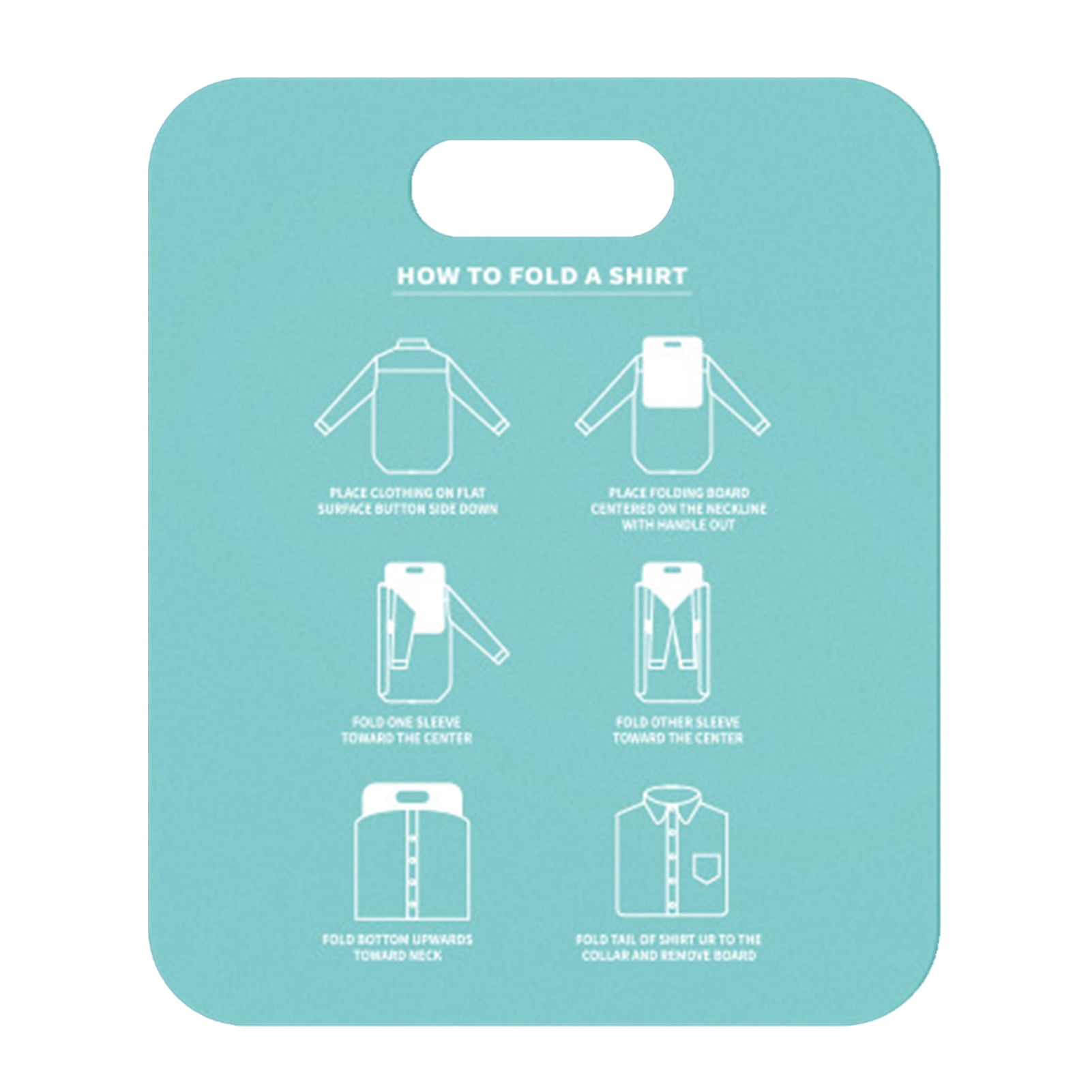 Hzsb Shirt Folding Board Reusable Space-Saving PP Organizer with ...