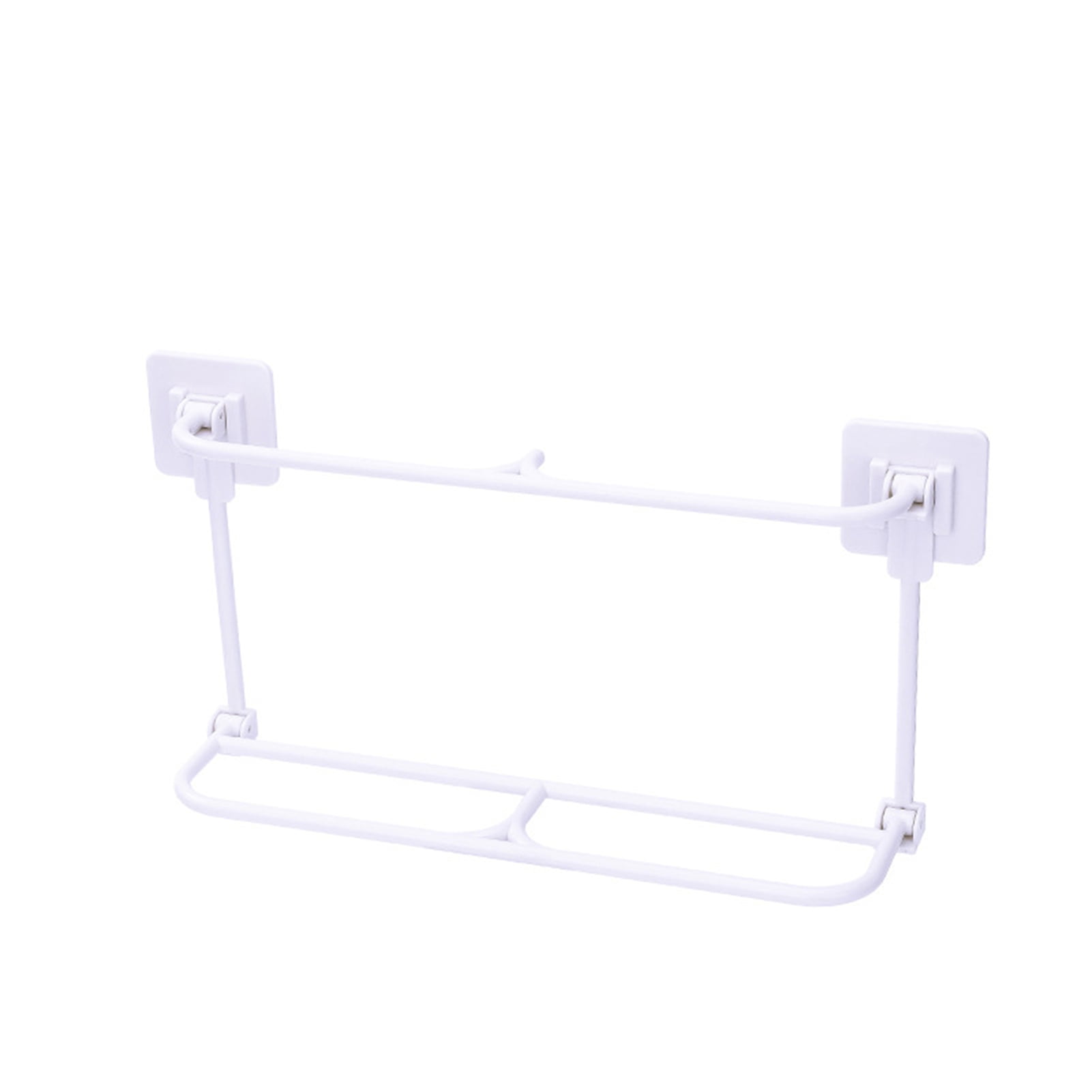 Hzsb Shoe Rack Foldable Bathroom Slipper Rack Wall Mounted Punch-free ...