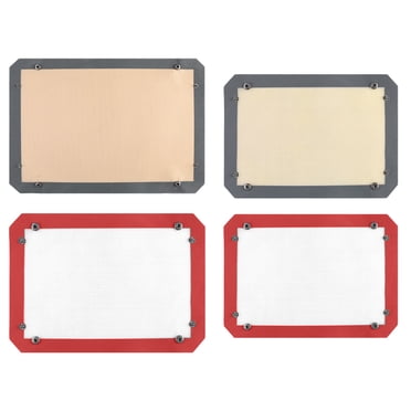 Leaveforme Silicone Non-Stick Bakeware, Red Pyramid Pan Baking Mat ...