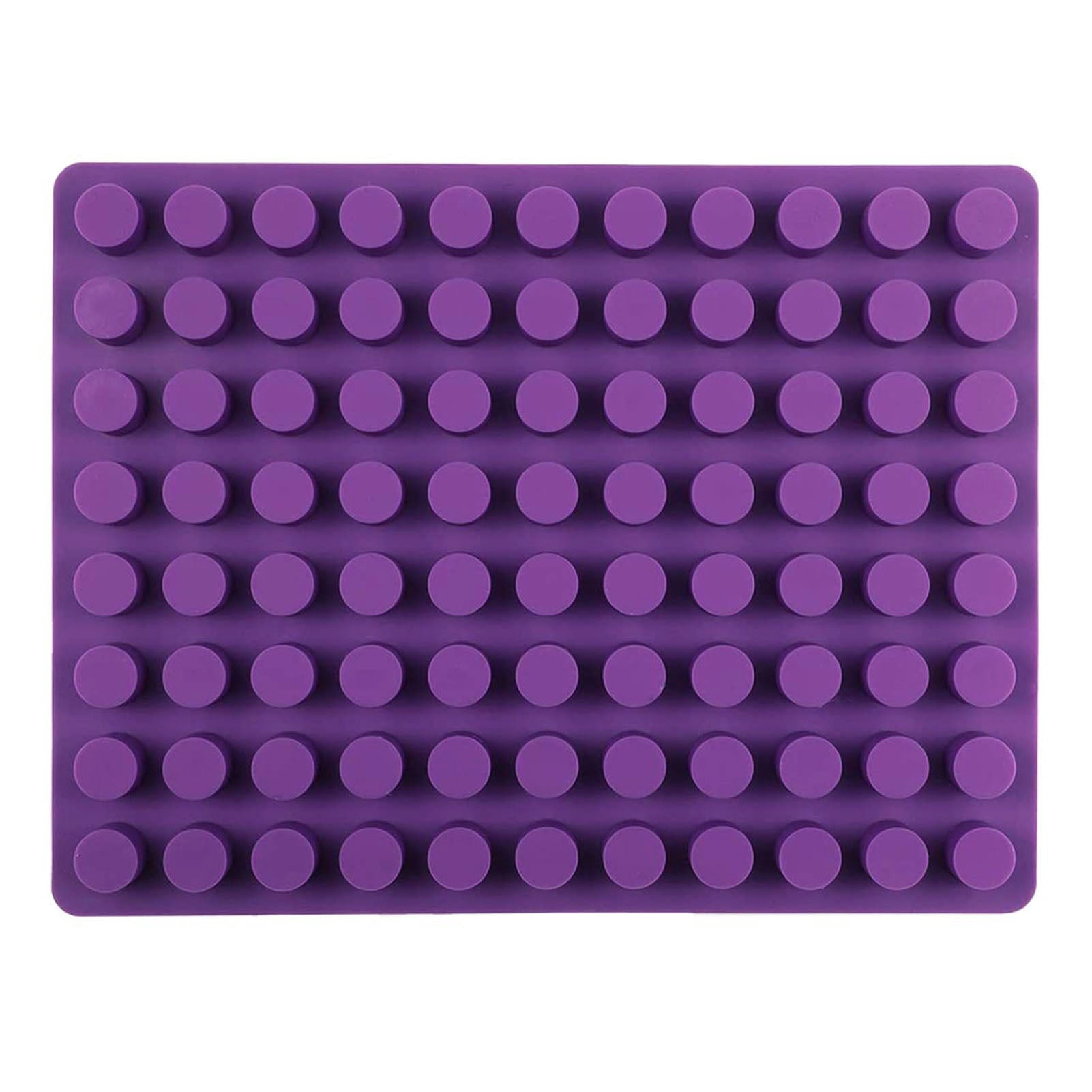 Hzsb Silicone Gummy Candy Mold 88 Cavity Non-stick Easy Clean Cylinder ...