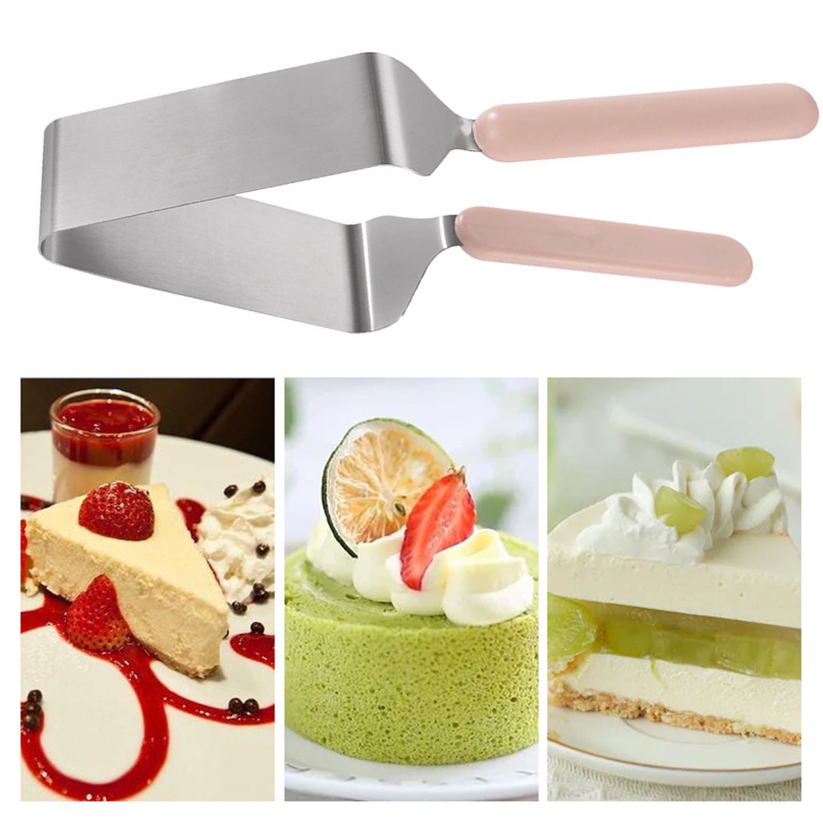 Hzsb Stainless Steel Cake Separator Comfortable Handle Triangle Cake ...