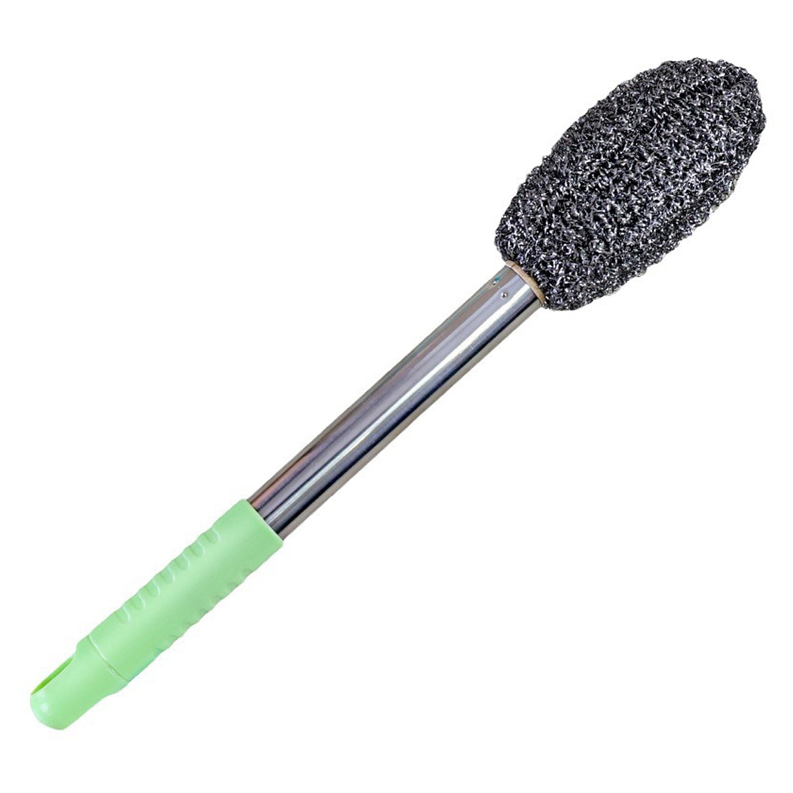 Hzsb Stainless Steel Sponge Scrubbing Scouring Pad Long Handle Design ...