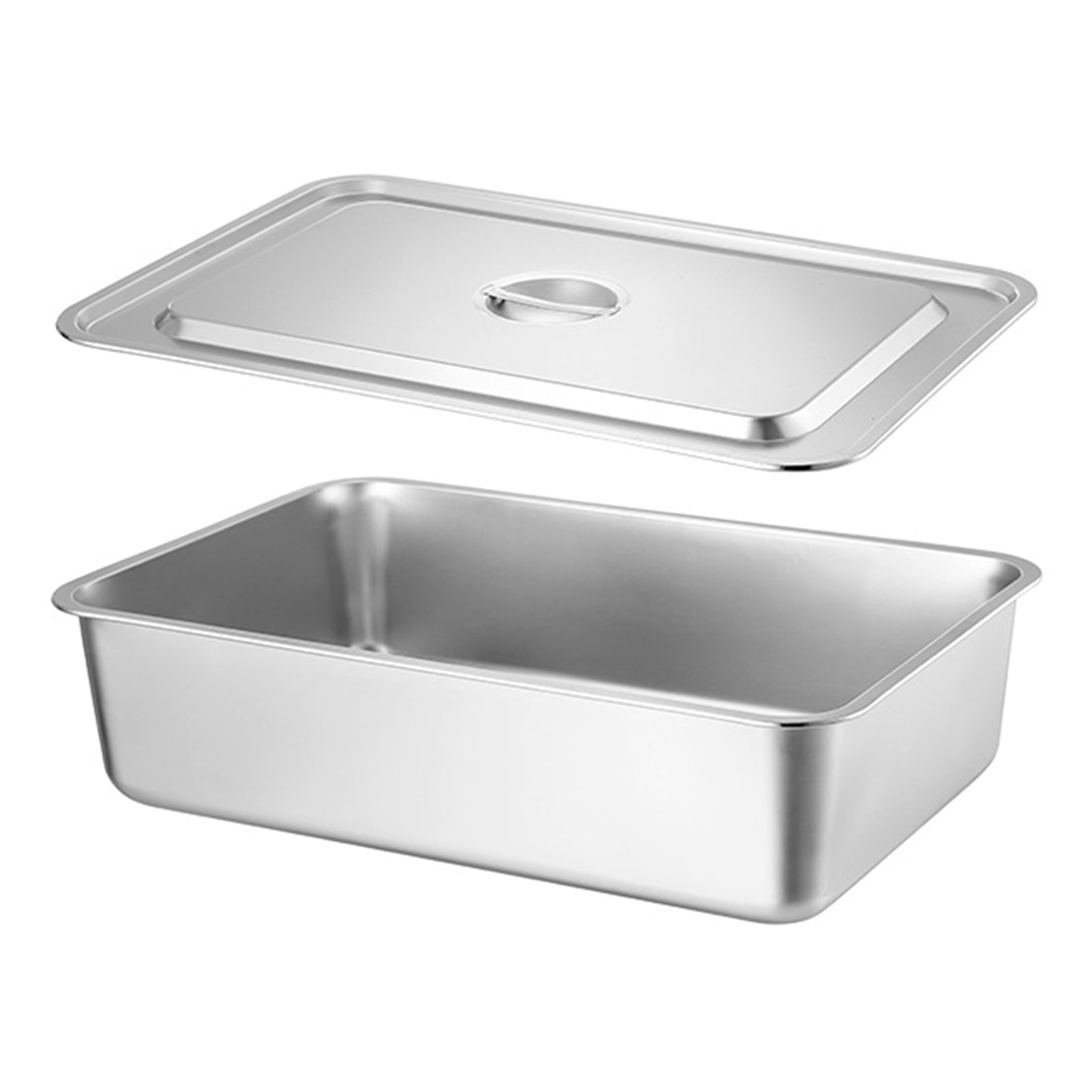 Hzsb Steam Table Pans Deep Hotel Pan with Lid Chafing Dish Food Warmers, Stainless Steel ...