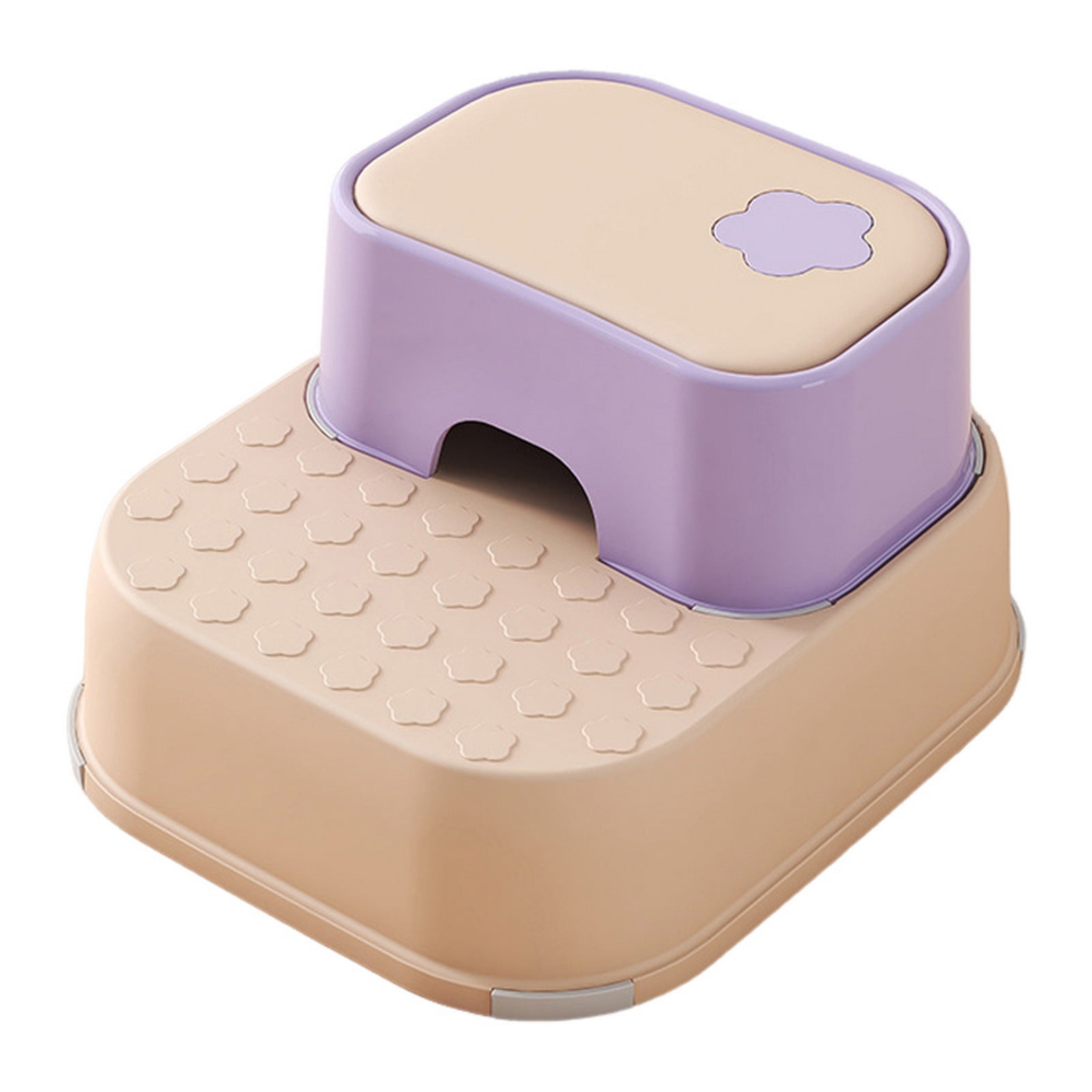 Hzsb Toddler Step Stool with Double Step Interlocking Toddler Stool ...