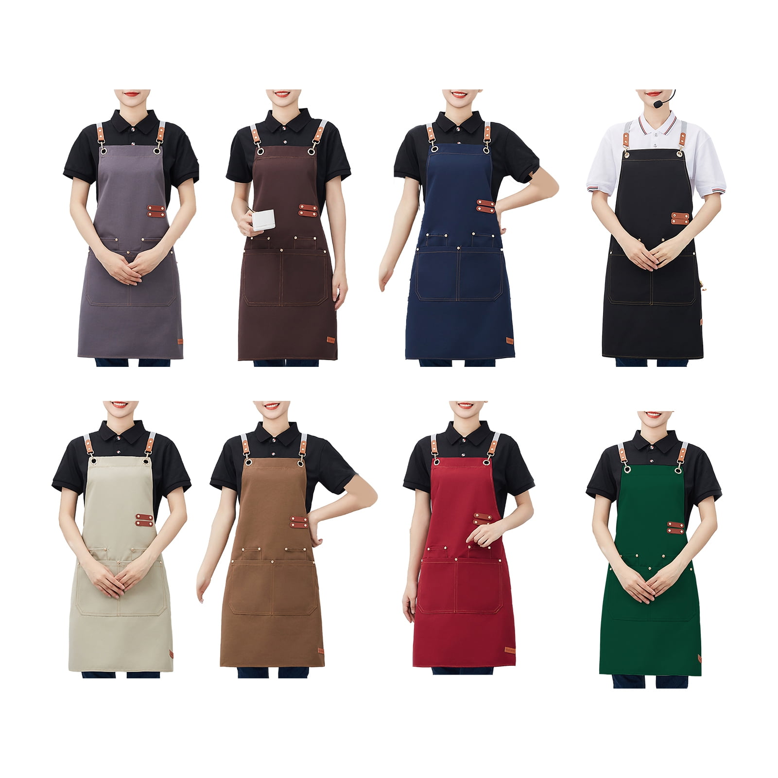 Hzsb Waterproof Apron for Men Women Anti-grease Stainproof Cooking ...