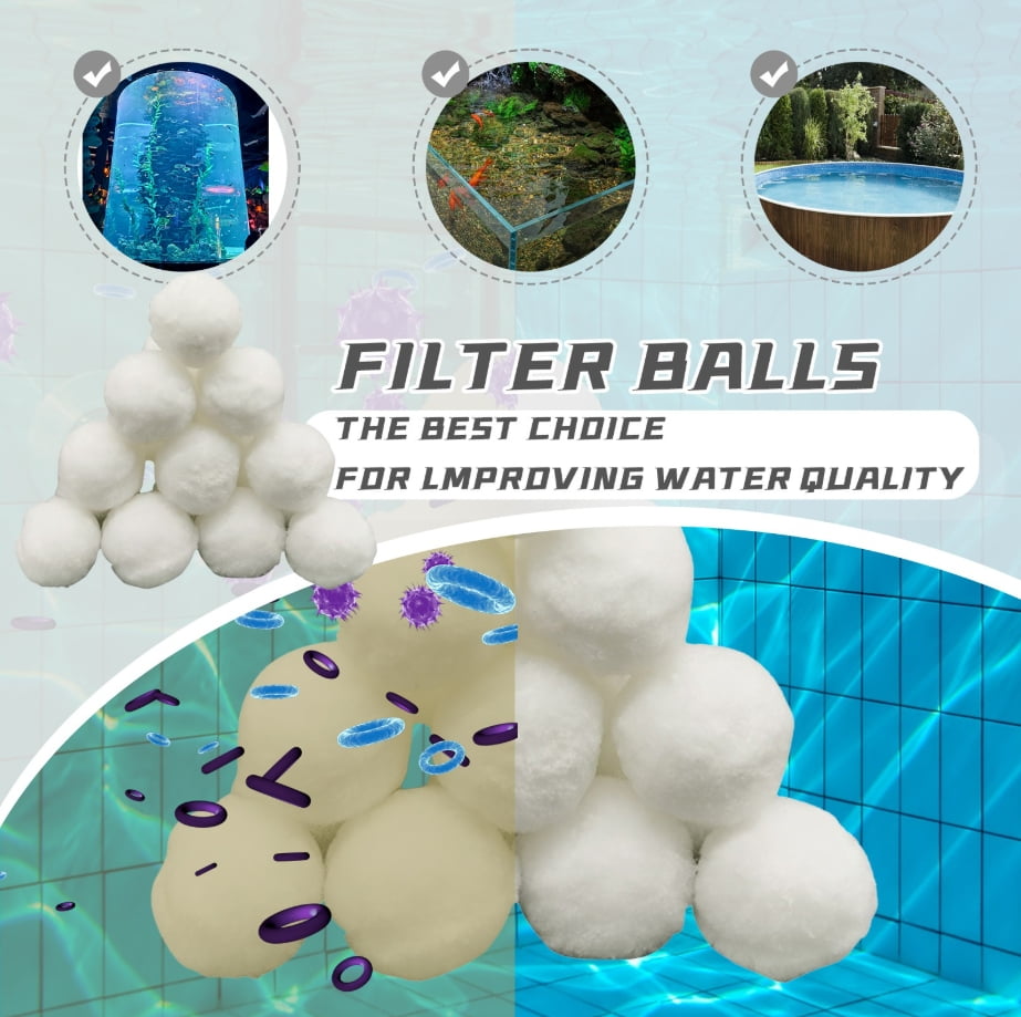 HzyK Clearance Pool Filter Balls for Sand Filter,Reusable Eco-Friendly ...