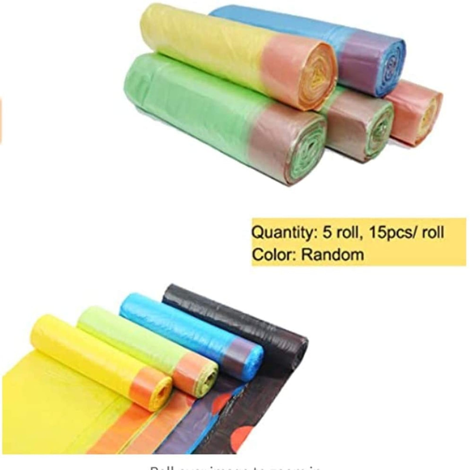 HzyK Large Black Trash Bags Heavy Duty, Leak-Proof & Tear-Resistant ...