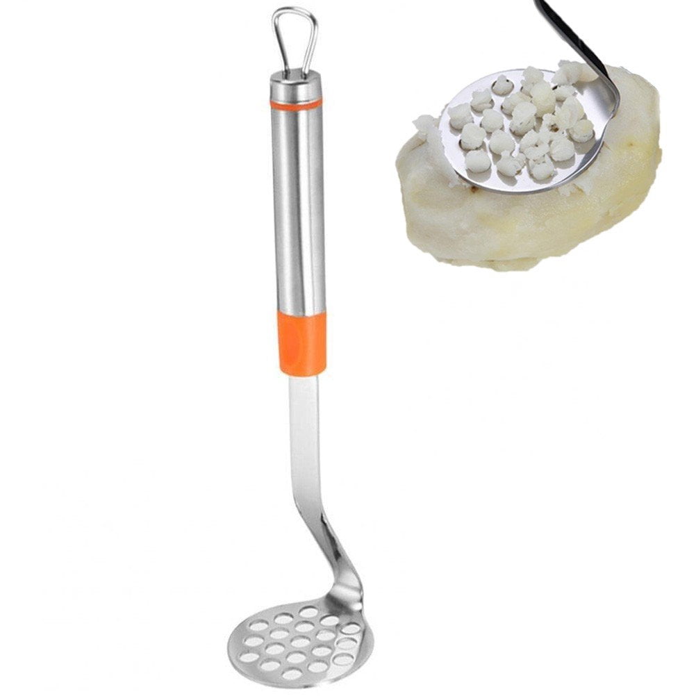 Hzzsbu Potato Masher, Stainless Steel Potato Masher with Handle Multi ...