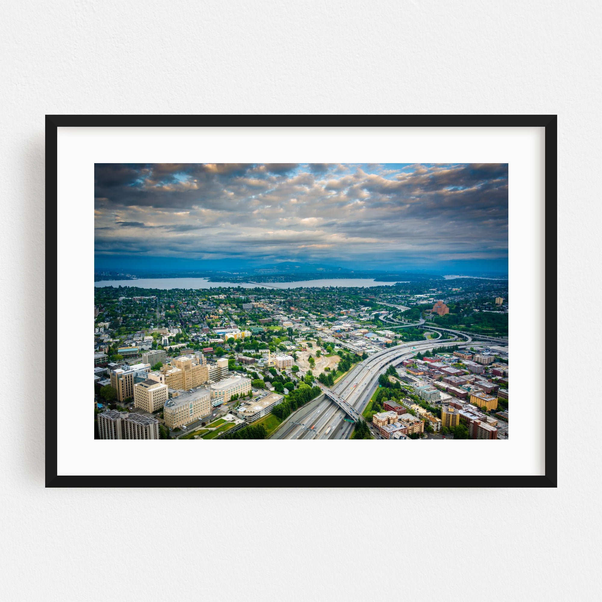 I-5 & Lake Washington - Seattle Washington Photography City Skyline ...