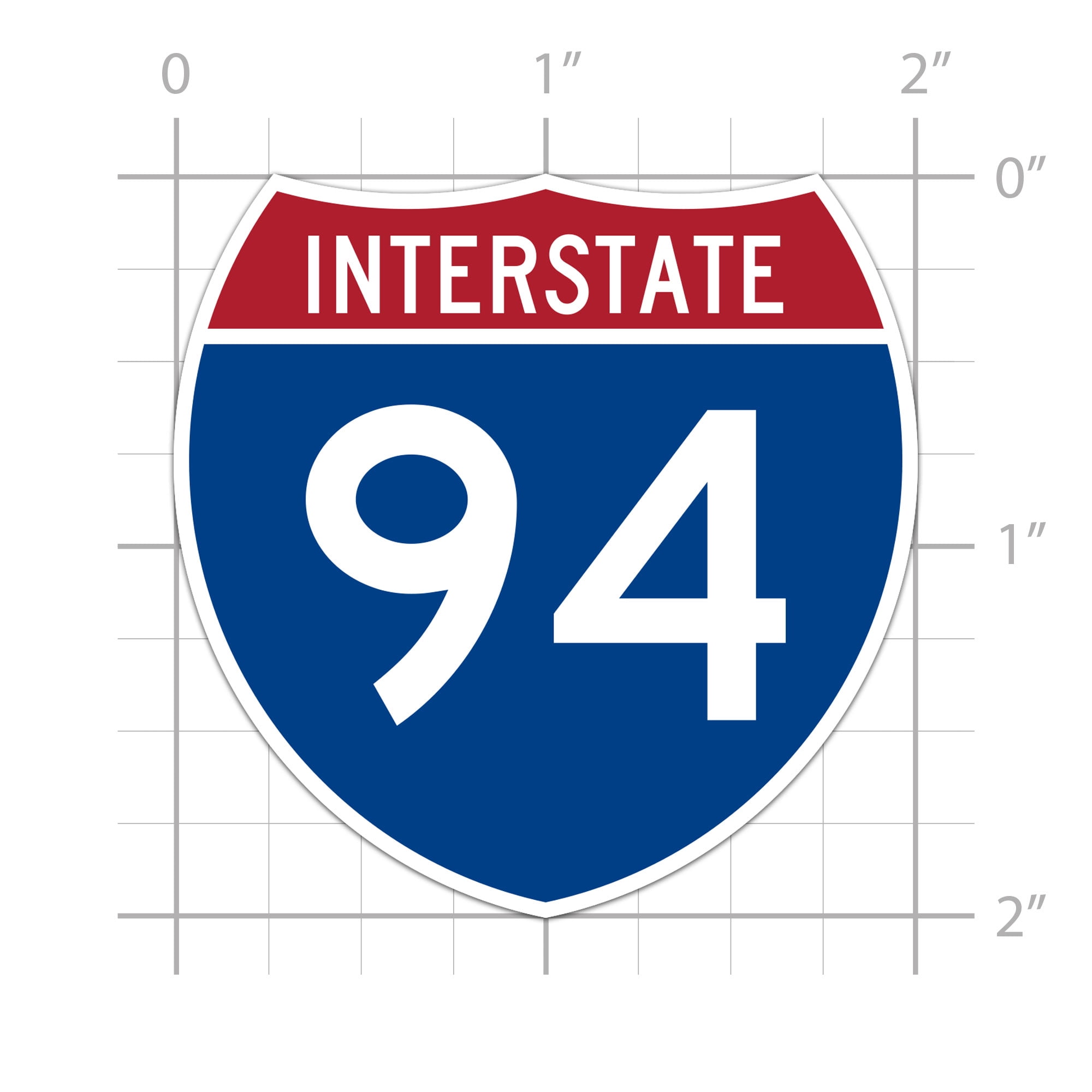 I-94 Interstate 94 Sign Sticker for water bottle phone tumbler hard ...
