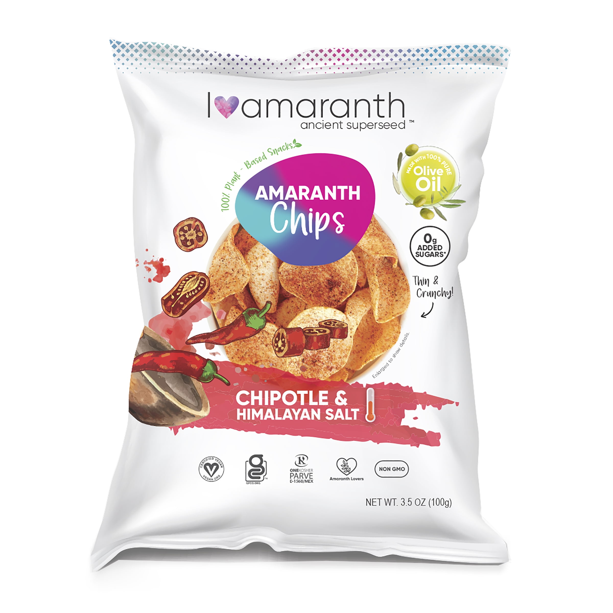 I AM(ARANTH) - I Amaranth Chips - Himalayan Salt Natural Chips, Healthy ...