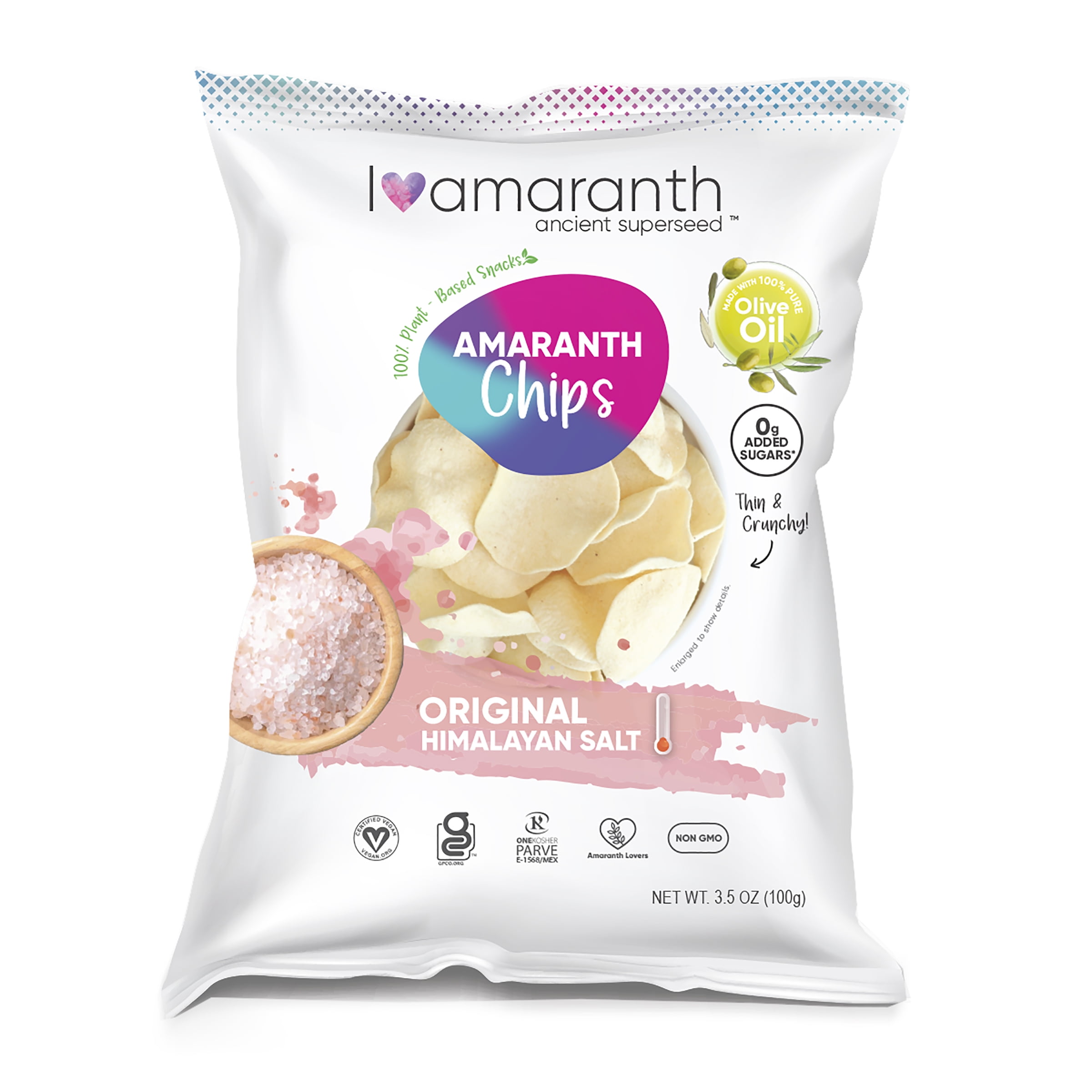 I AM(ARANTH) - I Amaranth Chips - Himalayan Salt Natural Chips, Healthy ...