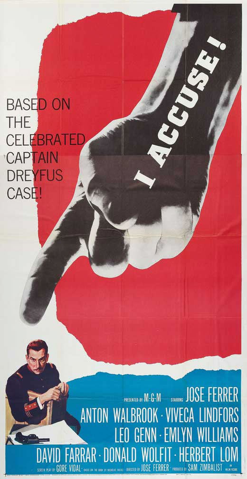 I Accuse - movie POSTER (Style A) (20" x 40") (1958) - Walmart.com