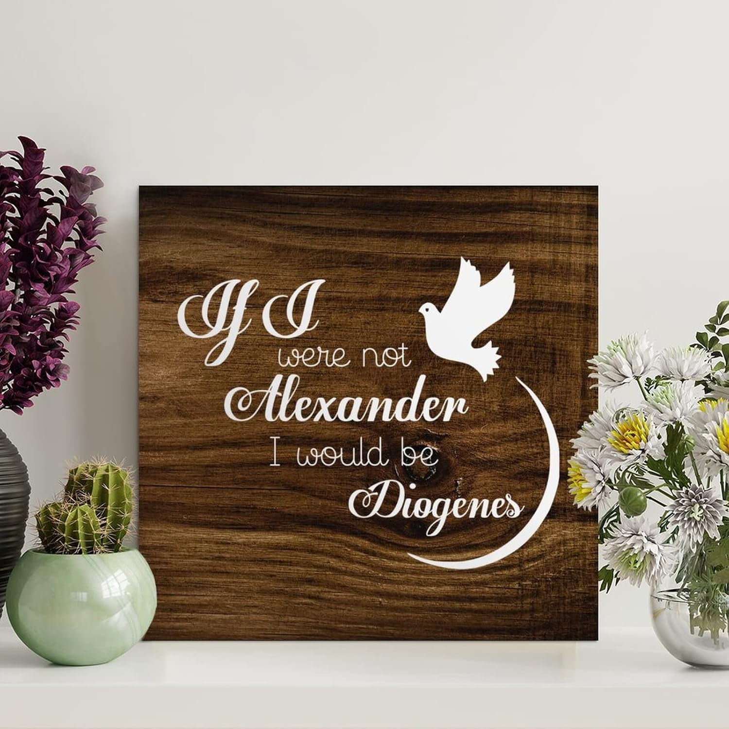 If I Were Not Alexande Wood Signs Vintage Funny Wood Plaque ...