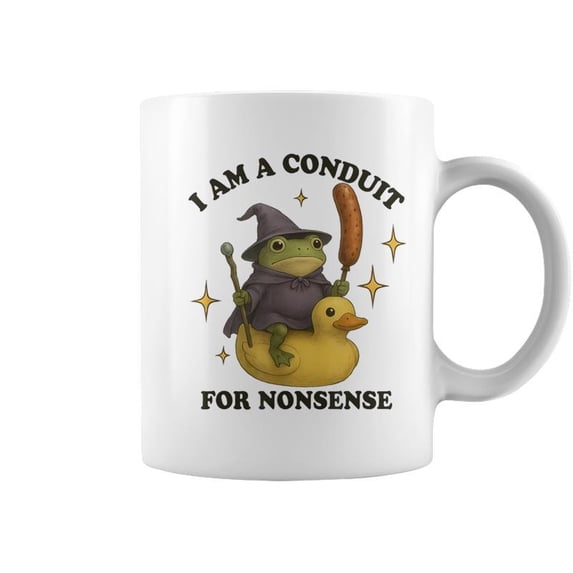 I Am A Conduit For Nonsense Frog Coffee Mug - Walmart.com