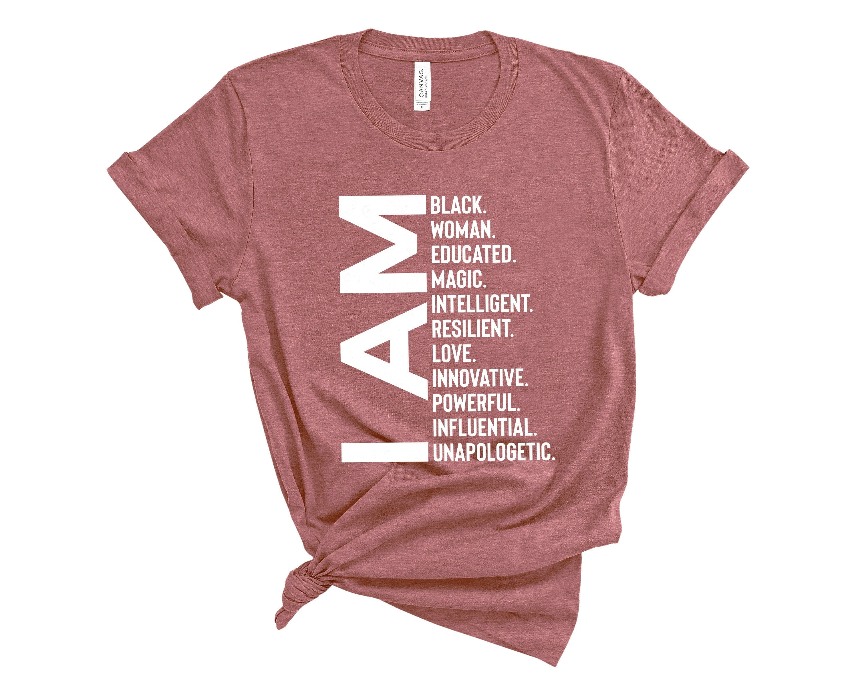 I Am Black Woman Shirt,I am black history Shirt,Black Girl Magic Shirt ...