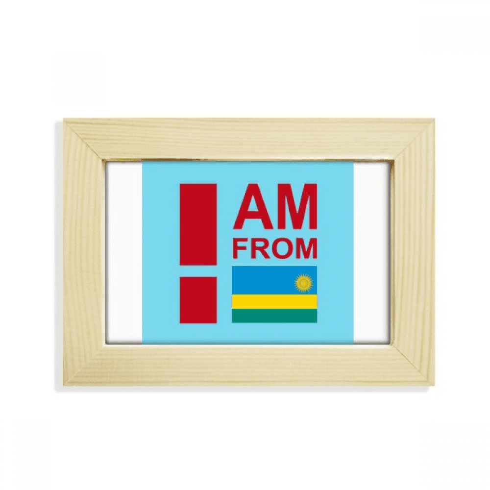 I Am From Rwanda Art Deco Fashion Desktop Decorate Photo Frame Picture ...