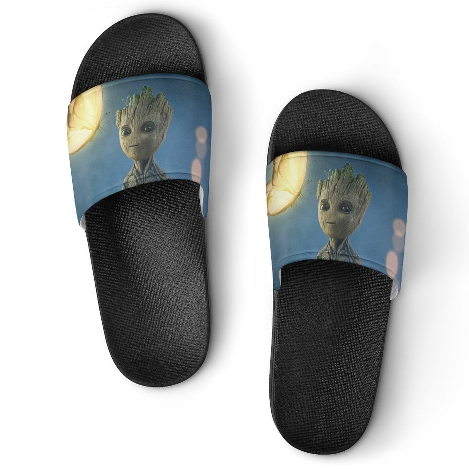I Am Groot Boys Slide Sandals, Comfort Casual Pool Slide Outdoor, Slip ...