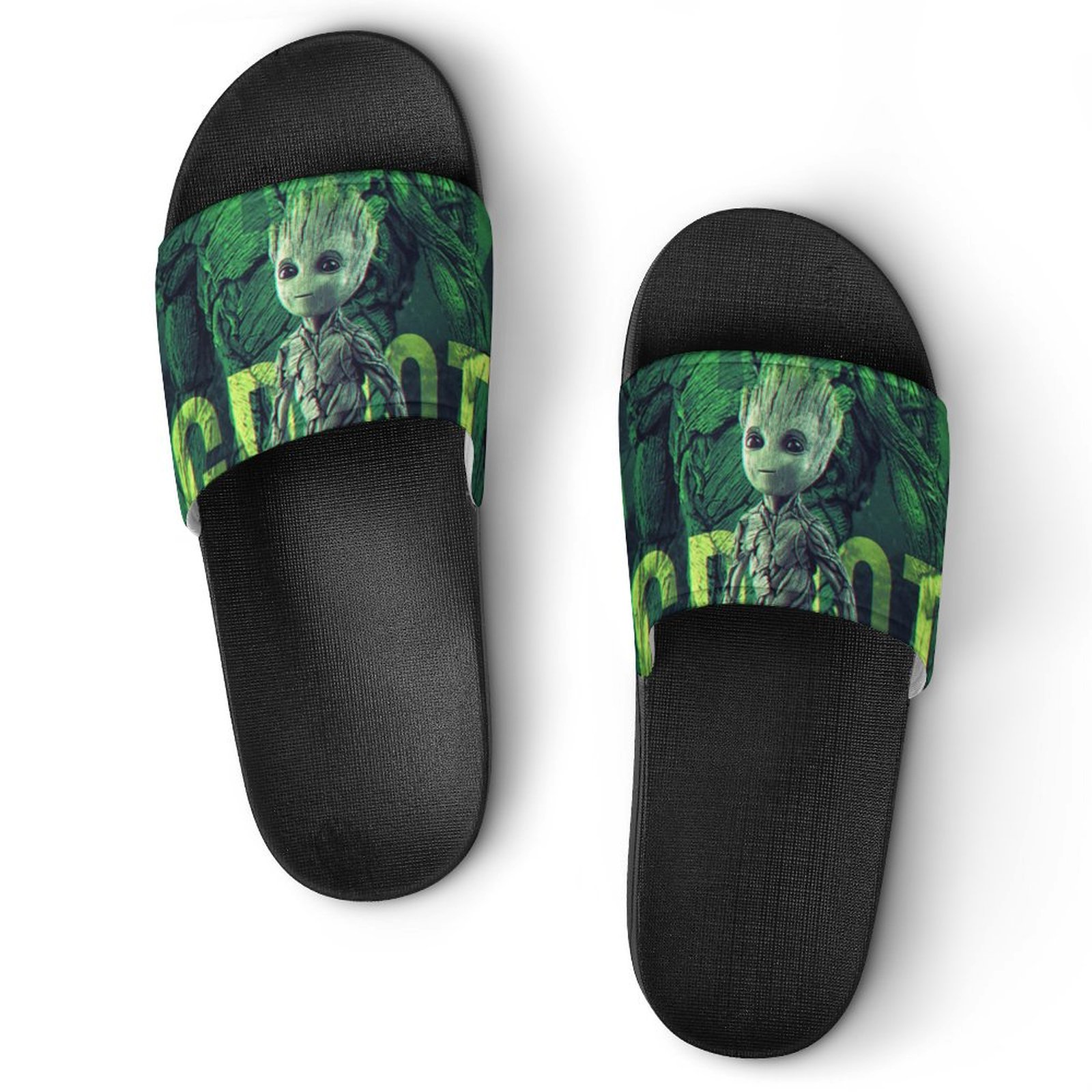 I Am Groot Boys Slide Sandals, Comfort Casual Pool Slide Outdoor, Slip ...