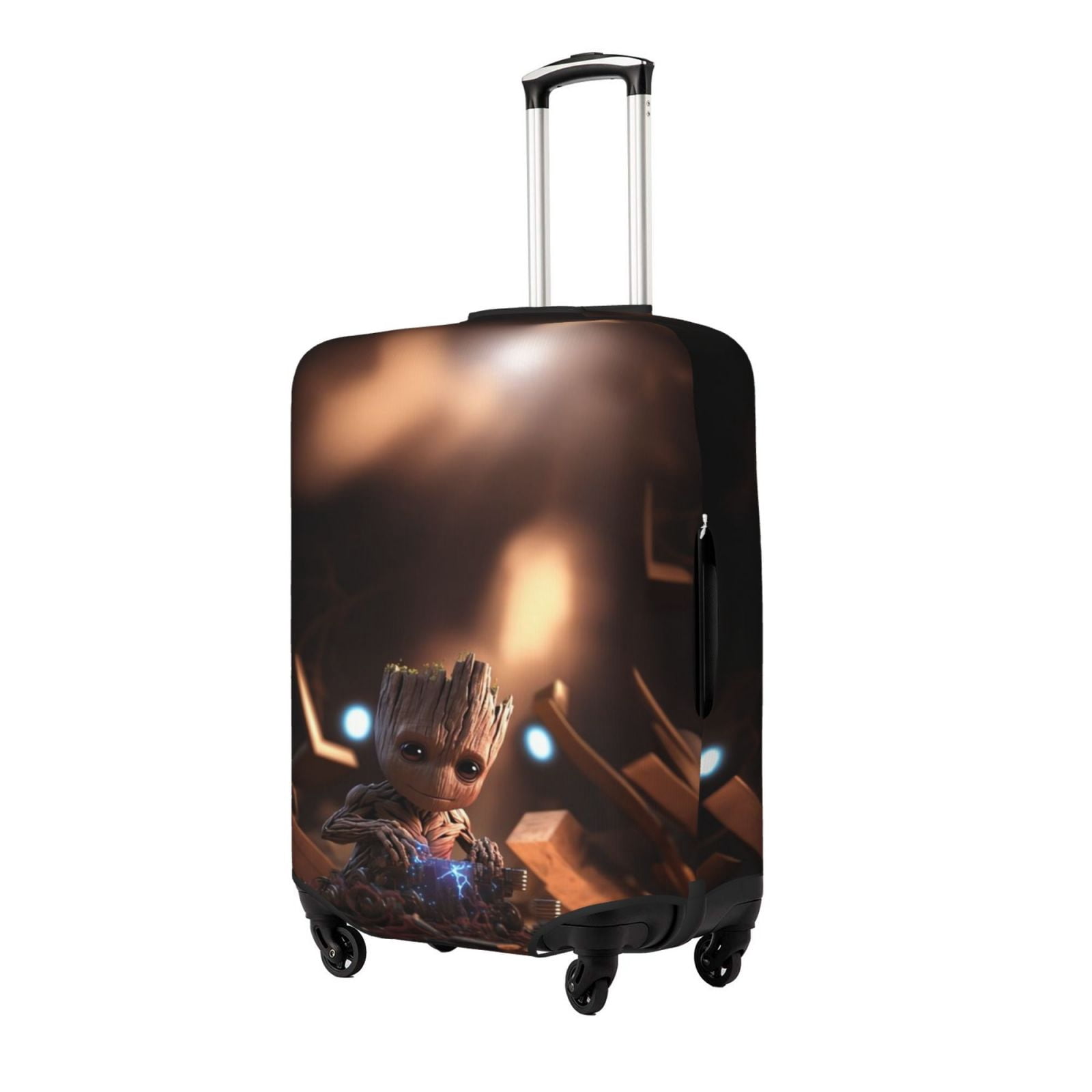 I Am Groot Cartoon Elastic Travel Luggage Cover Travel Suitcase ...