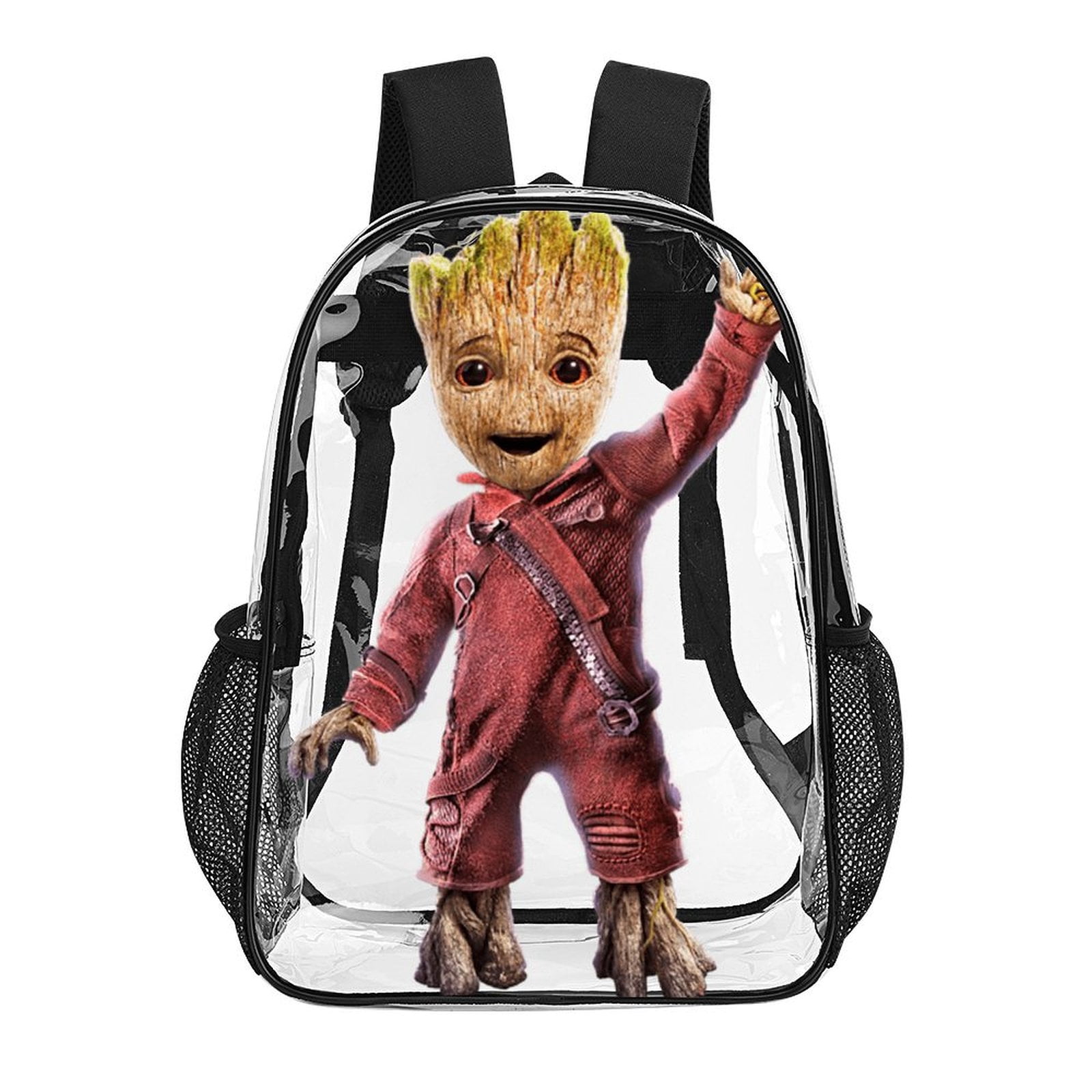 I Am Groot Clear Backpack Heavy Duty See Through Book Bag Transparent ...
