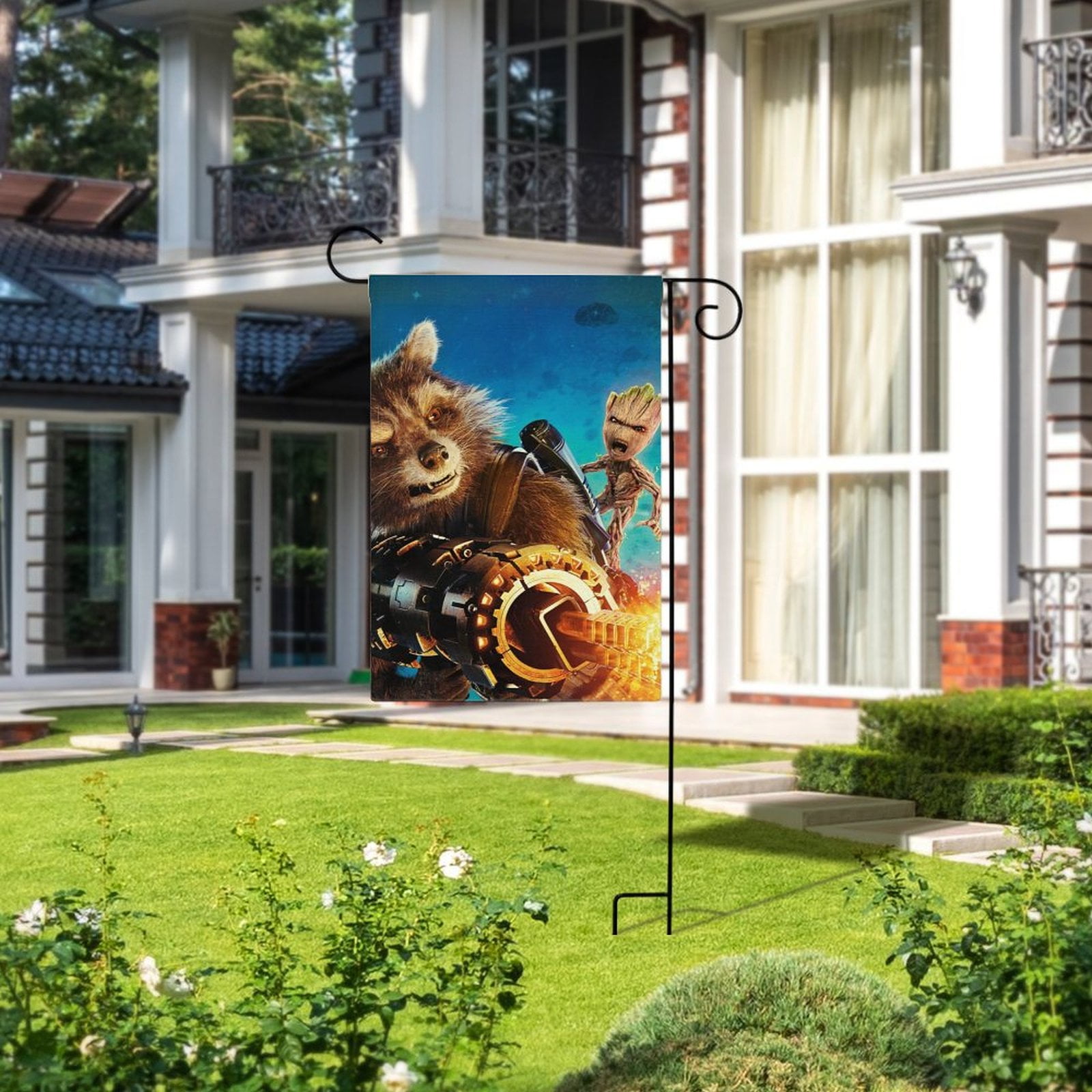 I Am Groot Garden Banner - Double-Sided House Outdoor Flag for Yard And ...