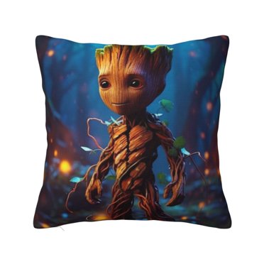 Blue Page Boho Throw Pillow Cover, Decorative Sofa Accent, Woven Tufted ...