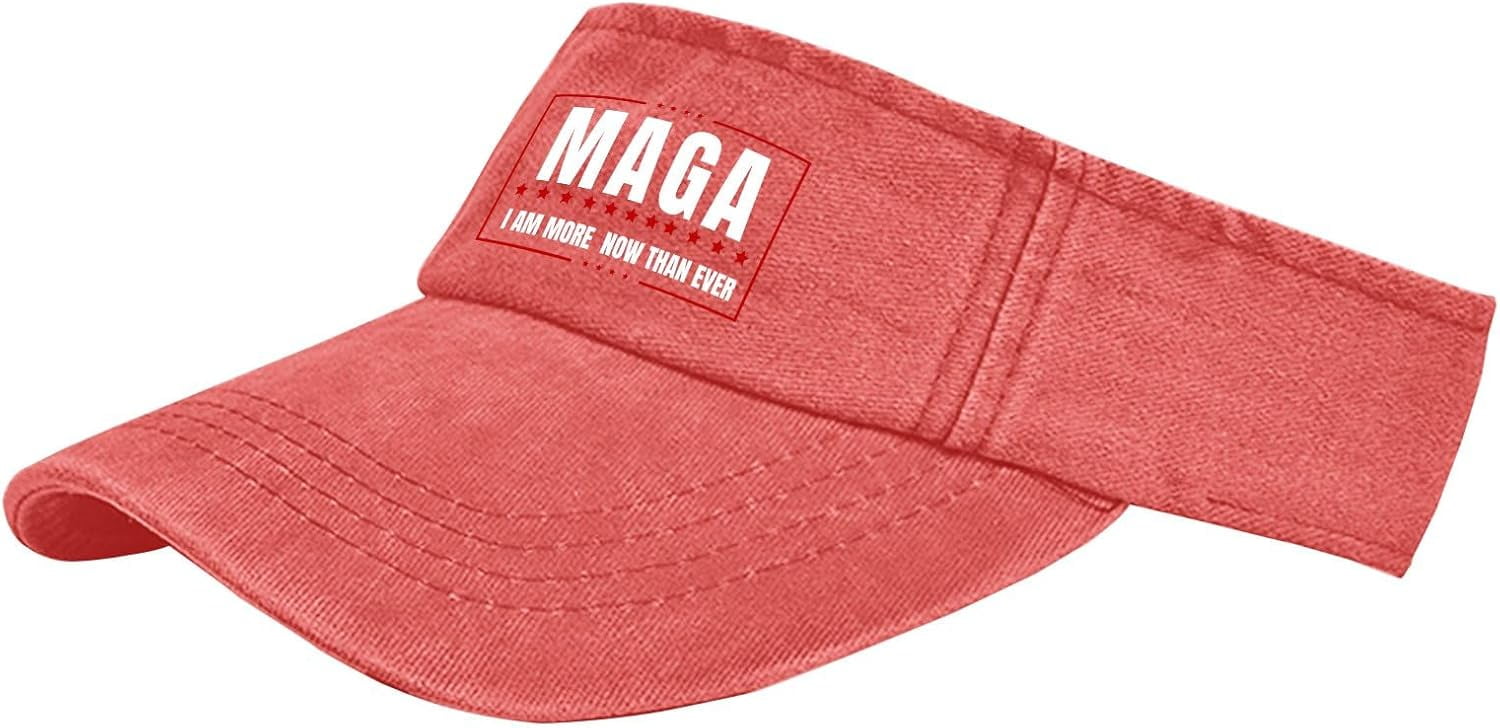 I Am More MAGA Now Than Ever Hat Sun Visor Hats for Adult Running Hats ...