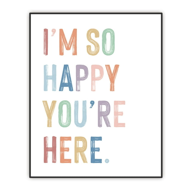 I Am So Happy You Are Here, Boho Classroom Decor, Classroom Art, Kids ...