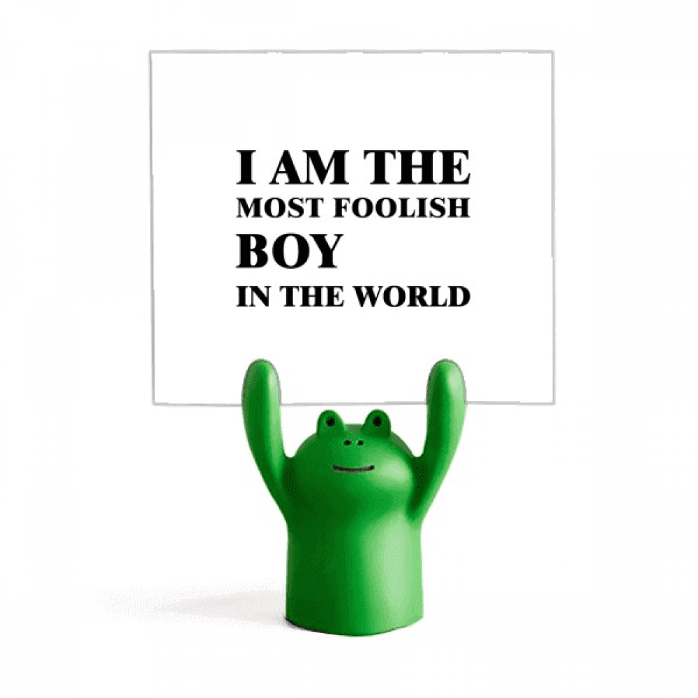 I Am The Foolish Boy Art Deco Fashion Memo Holder Cartoon Animal Frog ...