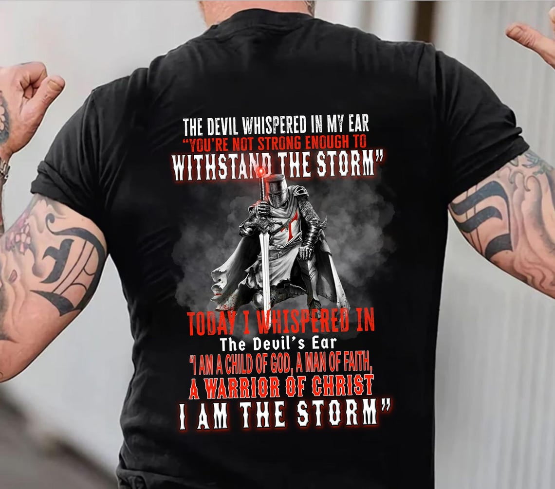 I Am The Storm Shirt, Inspirational Christian Shirt, Warrior Of Christ ...