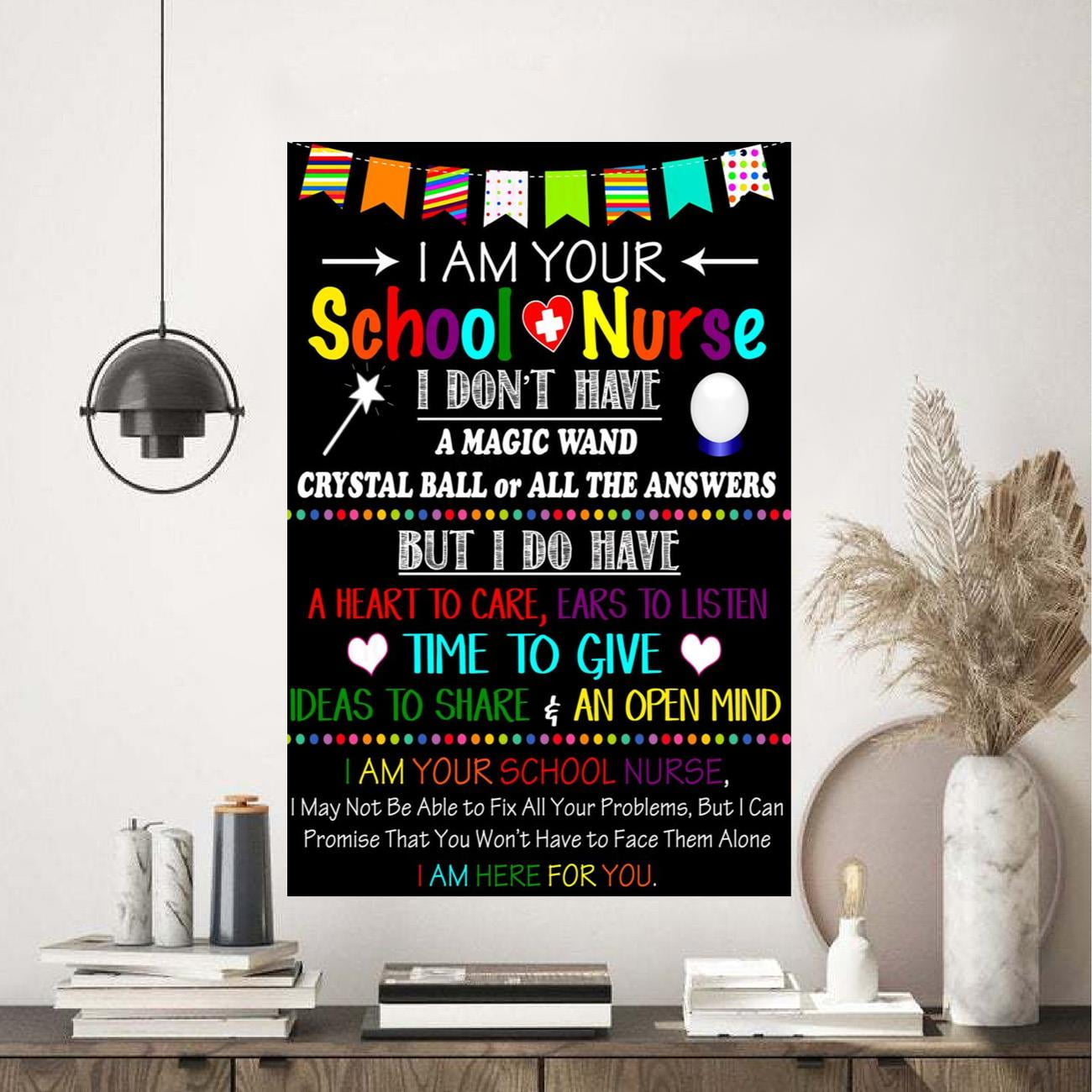 I Am Your School Nures Funny Vertical Poster 24 x 36 Inch Poster ...