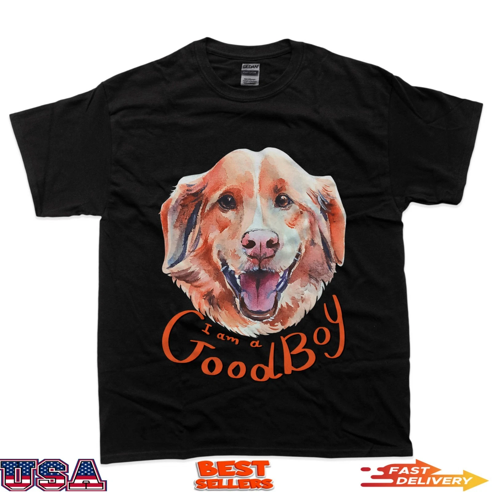 I Am a Good Boy Simple Cute Pet Lover Graphic Dog Tee,for men & women up to 5XL - Walmart.com